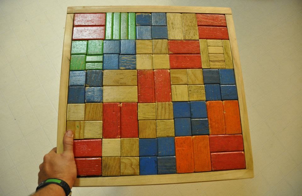 Wooden Building Block Table Top : 5 Steps (with Pictures) - Instructables