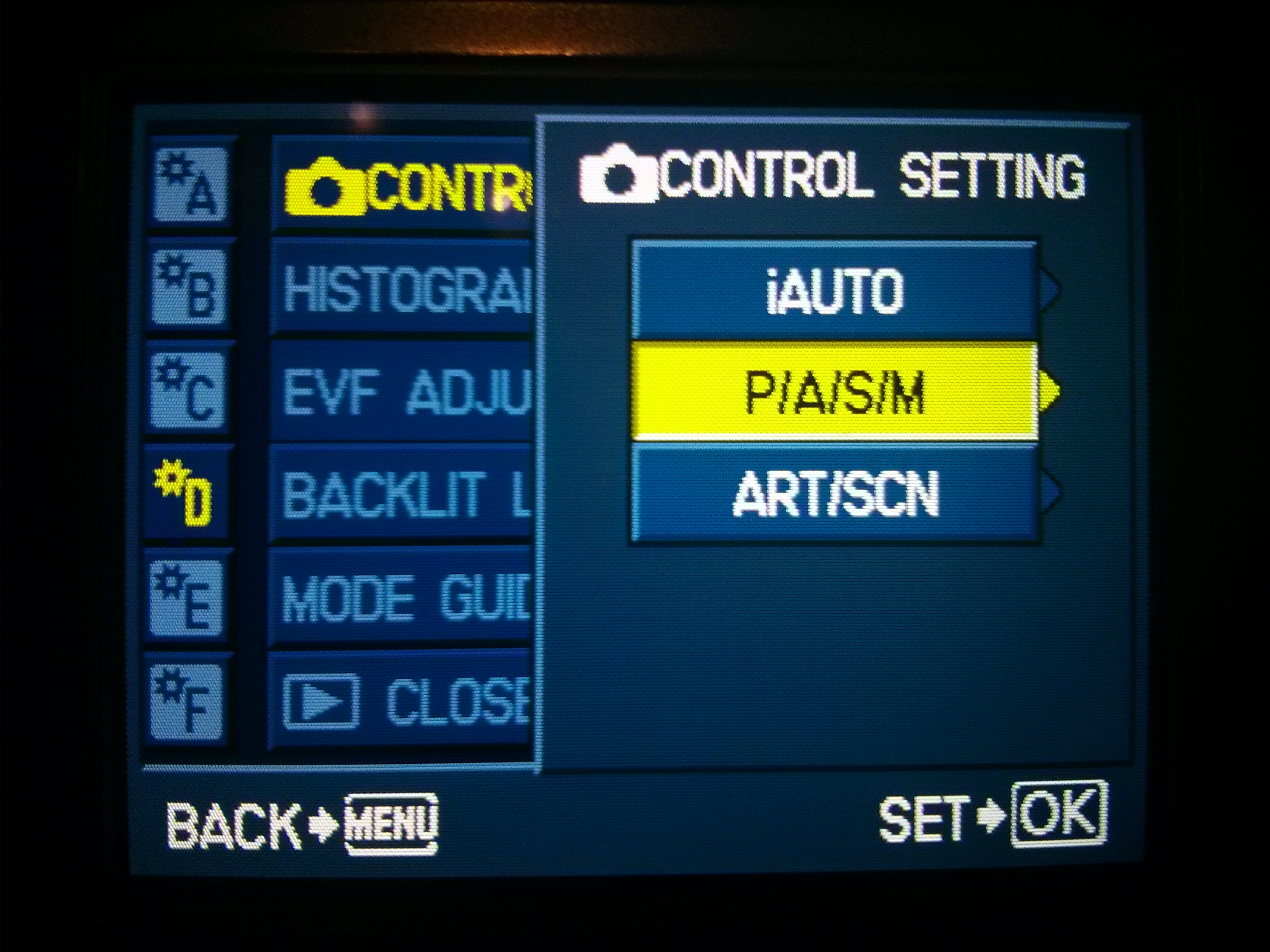 Enable the 'Super Control Panel' on Olympus MFT Cameras : 8 Steps ...