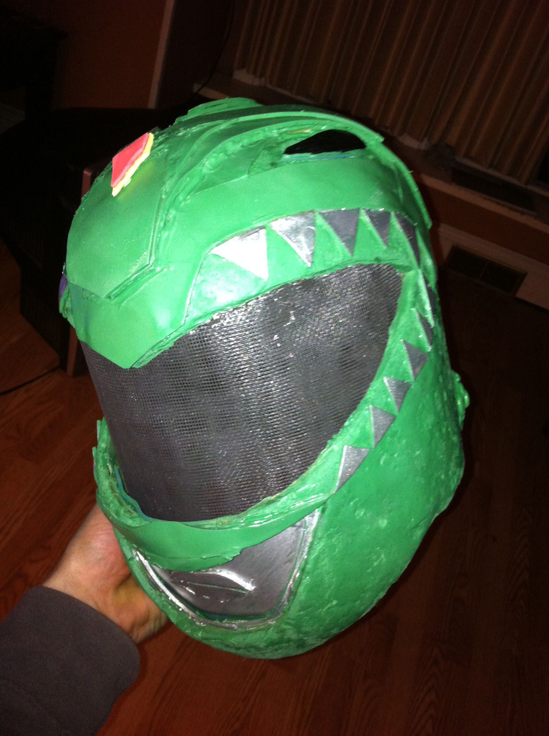 Cheap Green Power Ranger Helmet : 8 Steps - Instructables
