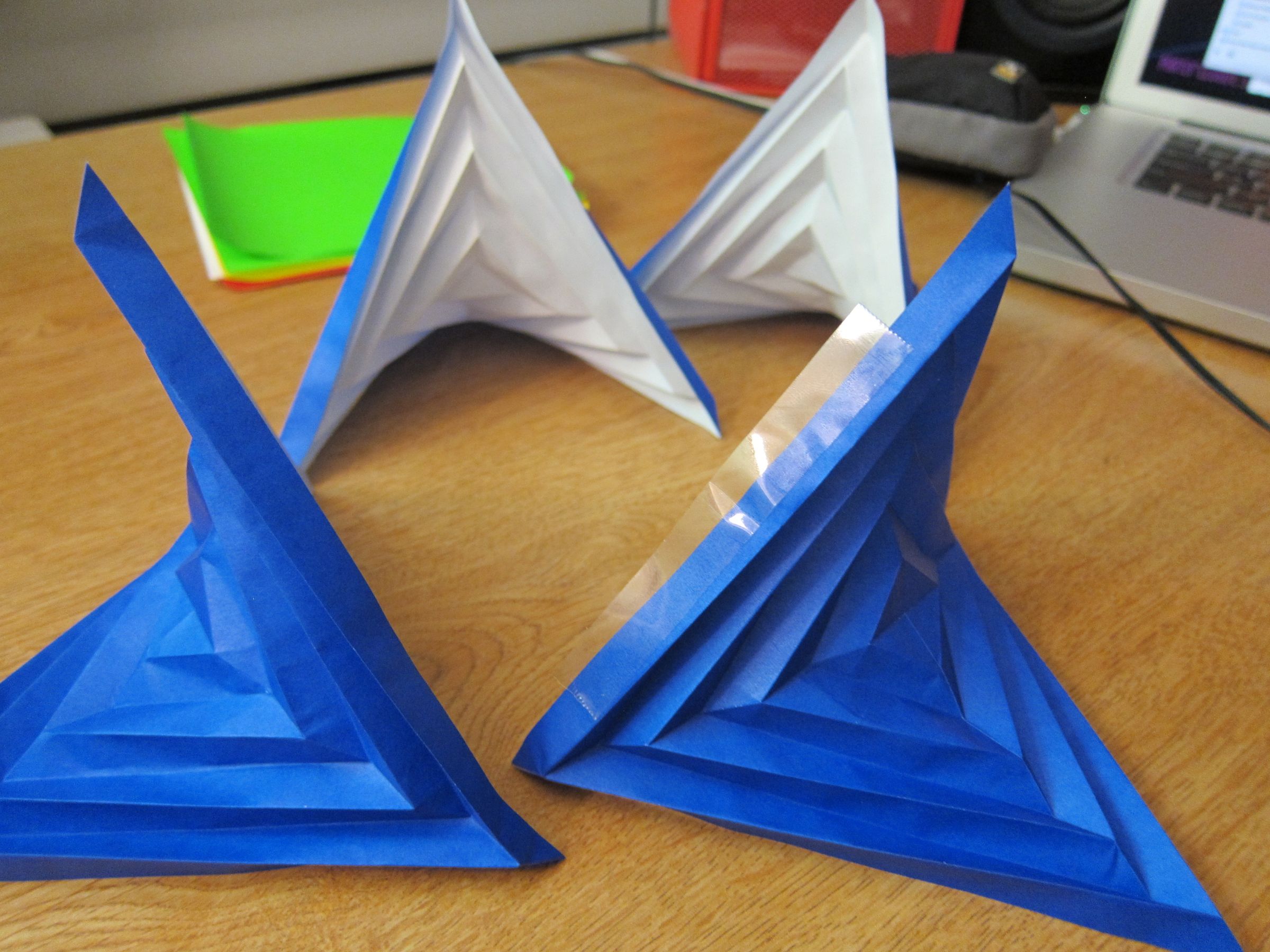 Paper "Cube" Made of Hyperbolic Paraboloids - Modular Math Origami : 7 ...
