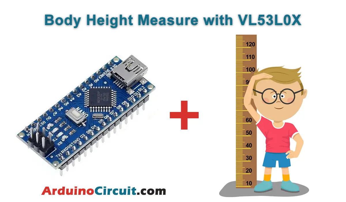 Body Height Measure With VL53L0X Distance Sensor : 4 Steps - Instructables