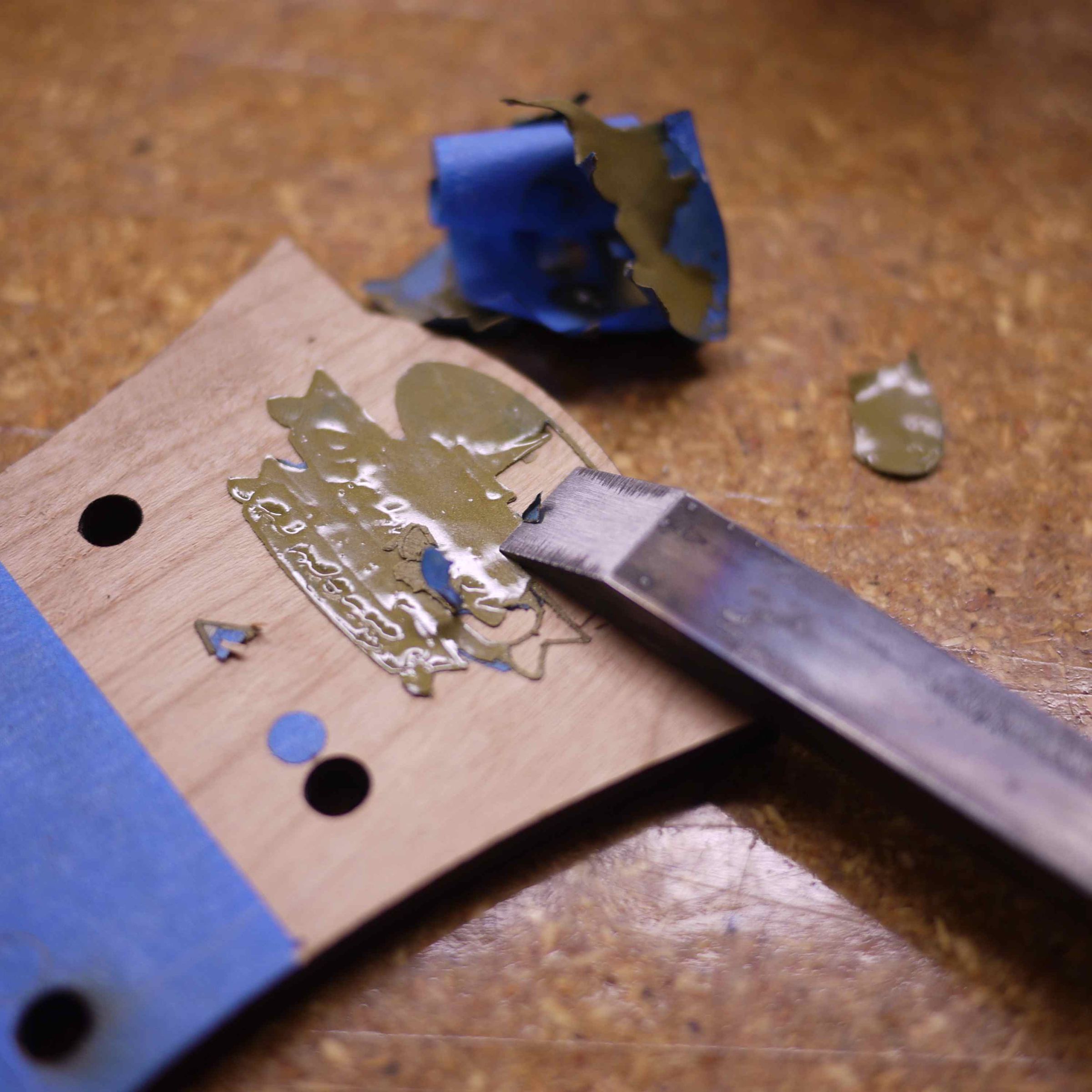 Liquid Inlaid, Laser Cut Guitar Headstock - Made at Techshop : 5 Steps ...