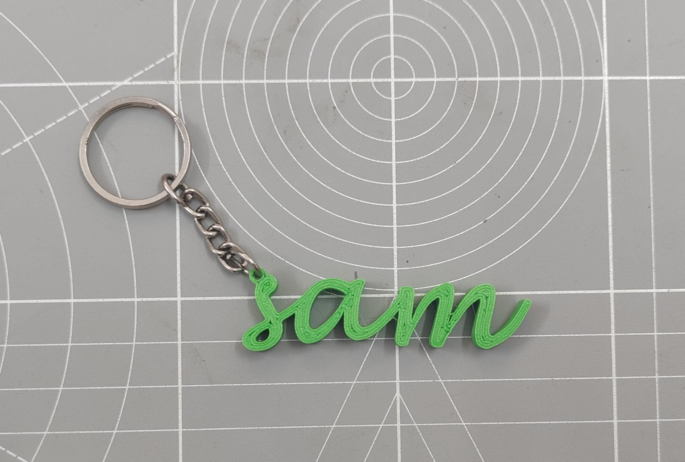 Customize Name Keychain : 9 Steps - Instructables