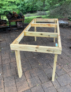 Simple Outdoor Table for Deck or Patio : 5 Steps - Instructables