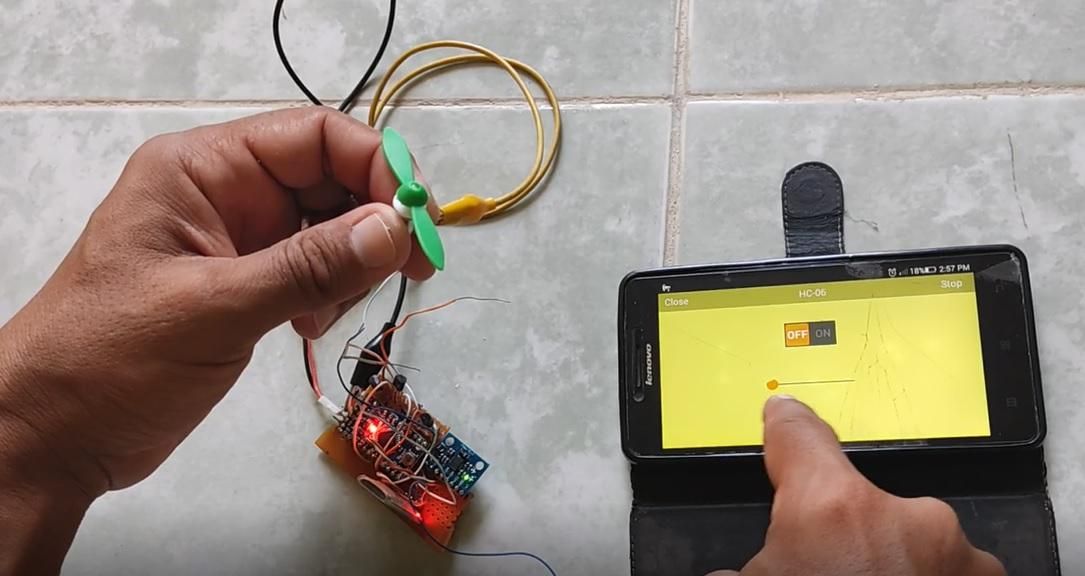 RemoteXY Editor – How to Control DC Motor With Smartphone and Bluetooth ...