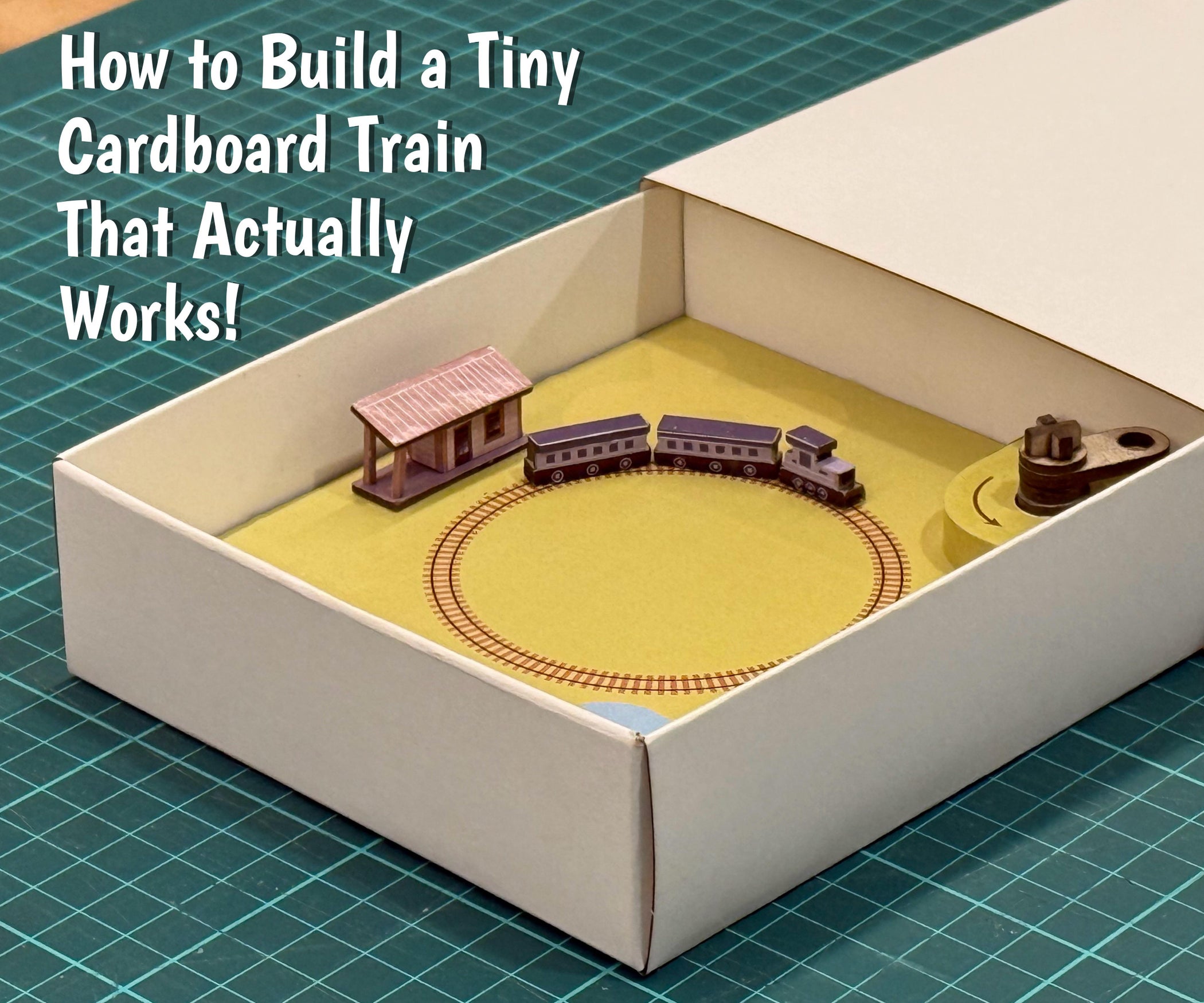 How to Build a Tiny Cardboard Train That Actually Works! : 10 Steps (with Pictures) - Instructables