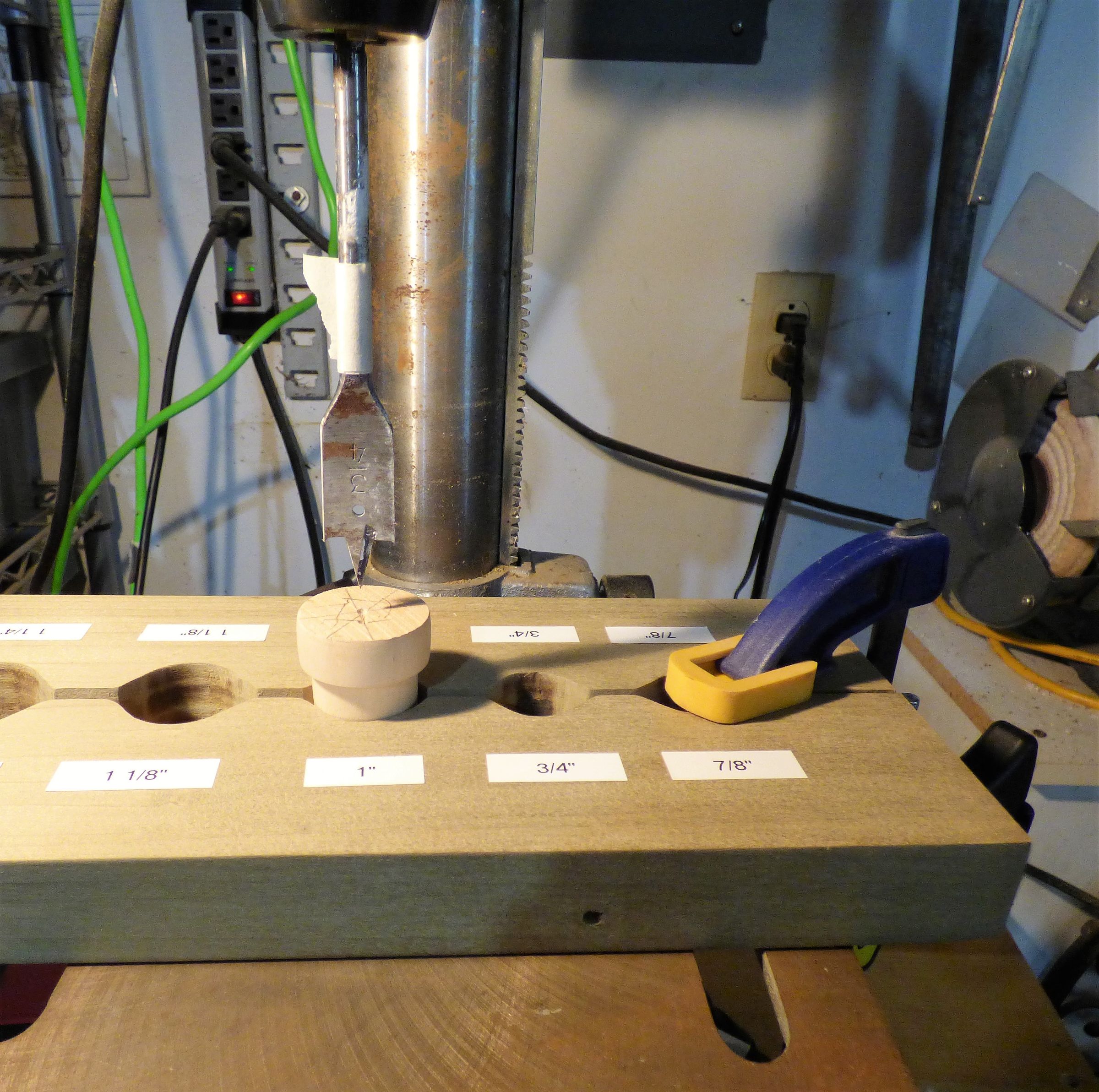 Safely and Conveniently Drill a Hole in a Dowel : 7 Steps (with ...