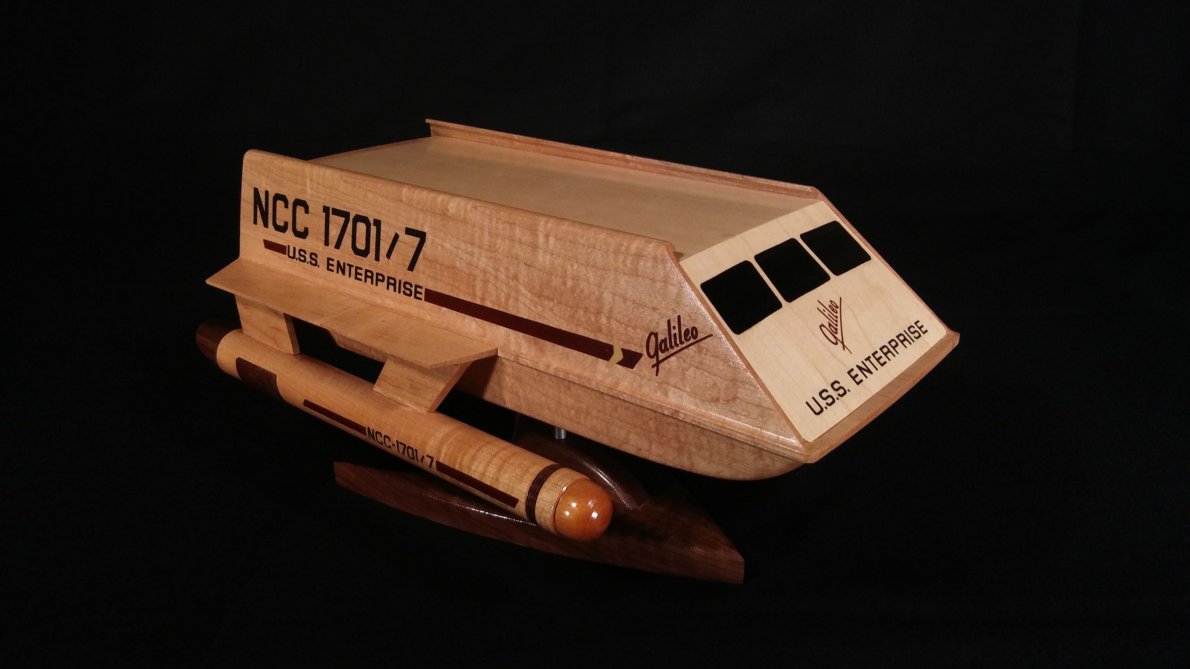 Wooden Shuttlecraft Galileo Model : 10 Steps (with Pictures ...