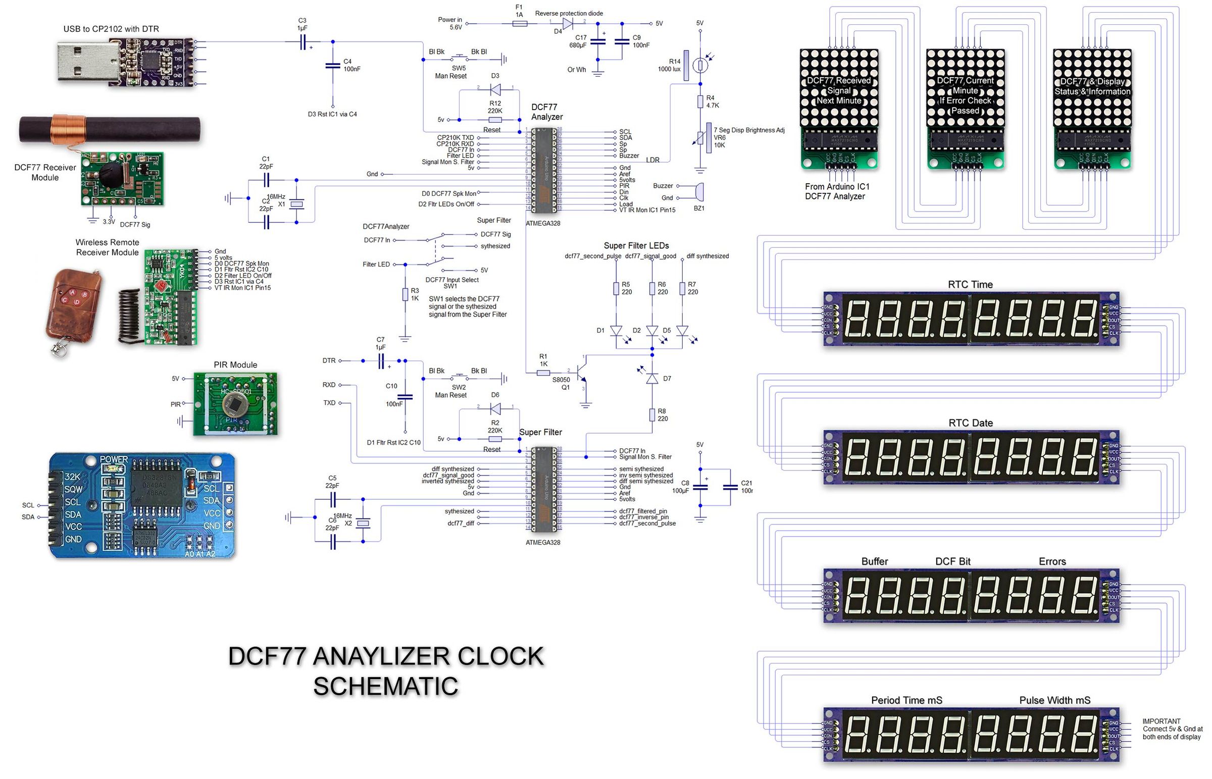 Arduino DCF77 Signal Analyzer Clock : 17 Steps - Instructables