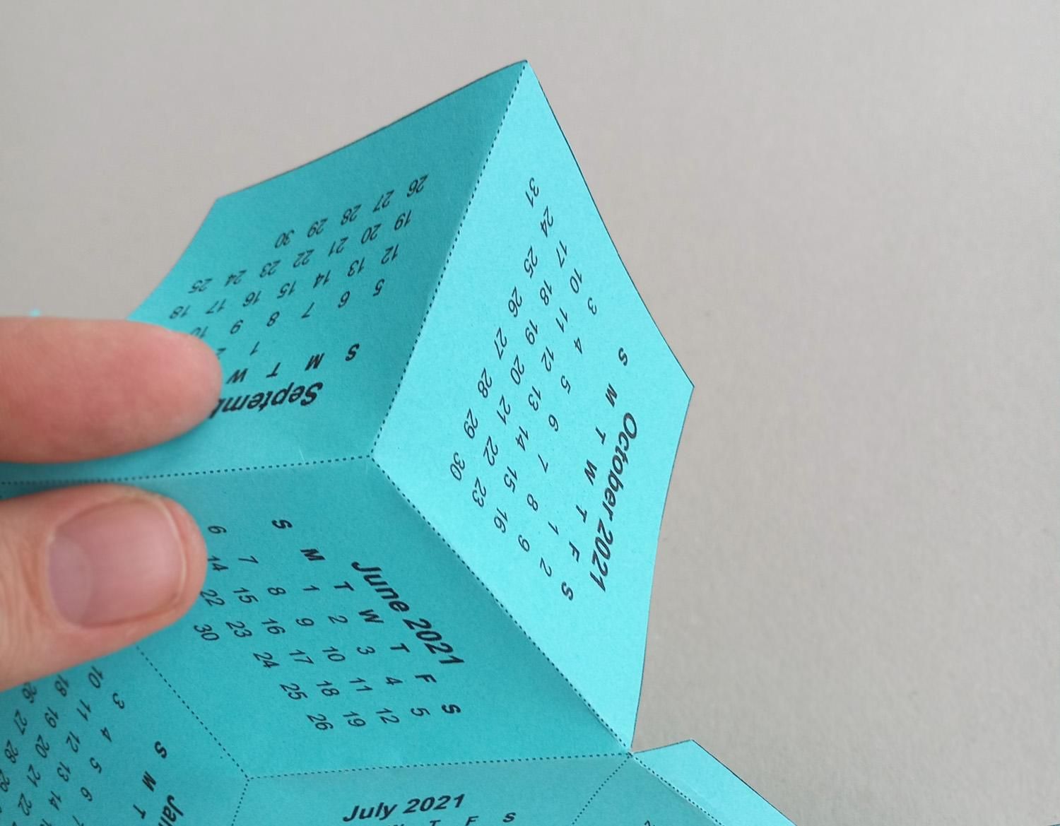 Choose Your 3D Calendar for 2021 : 4 Steps (with Pictures) - Instructables