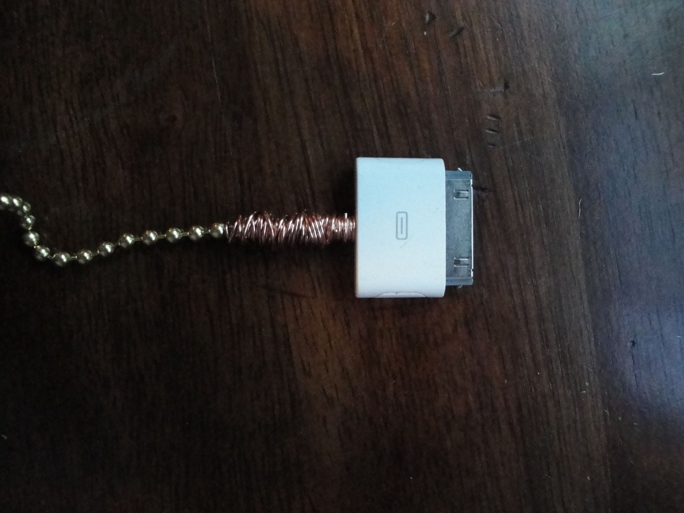 Make a Pocket Watch Chain for Your IPod : 7 Steps - Instructables