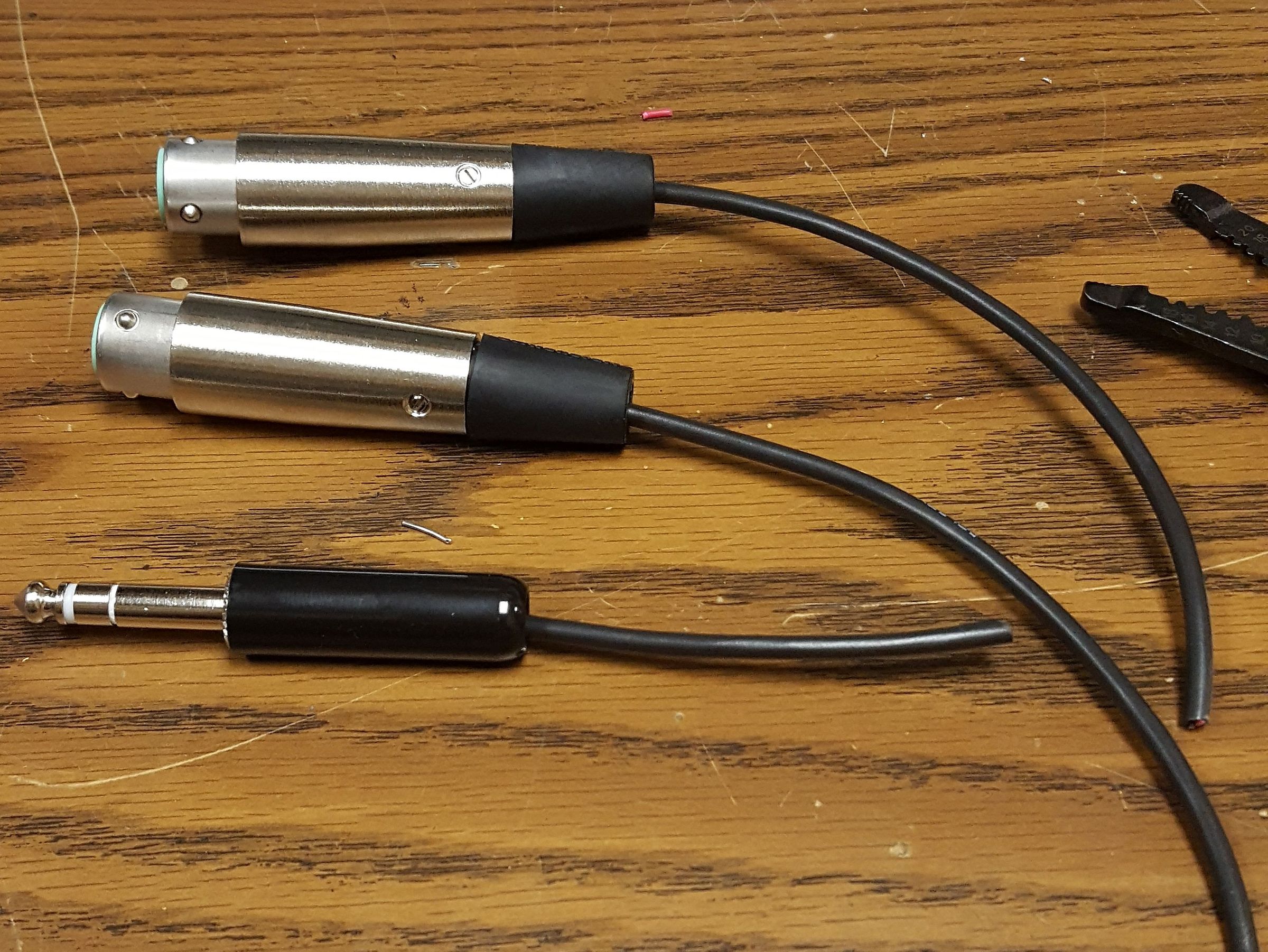 Sending Balanced Stereo XLR Outputs to Unbalanced Stereo TRS Input : 8 ...