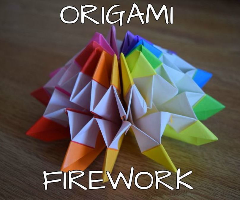 Origami Firework - Yami Yamauchi : 8 Steps (with Pictures) - Instructables