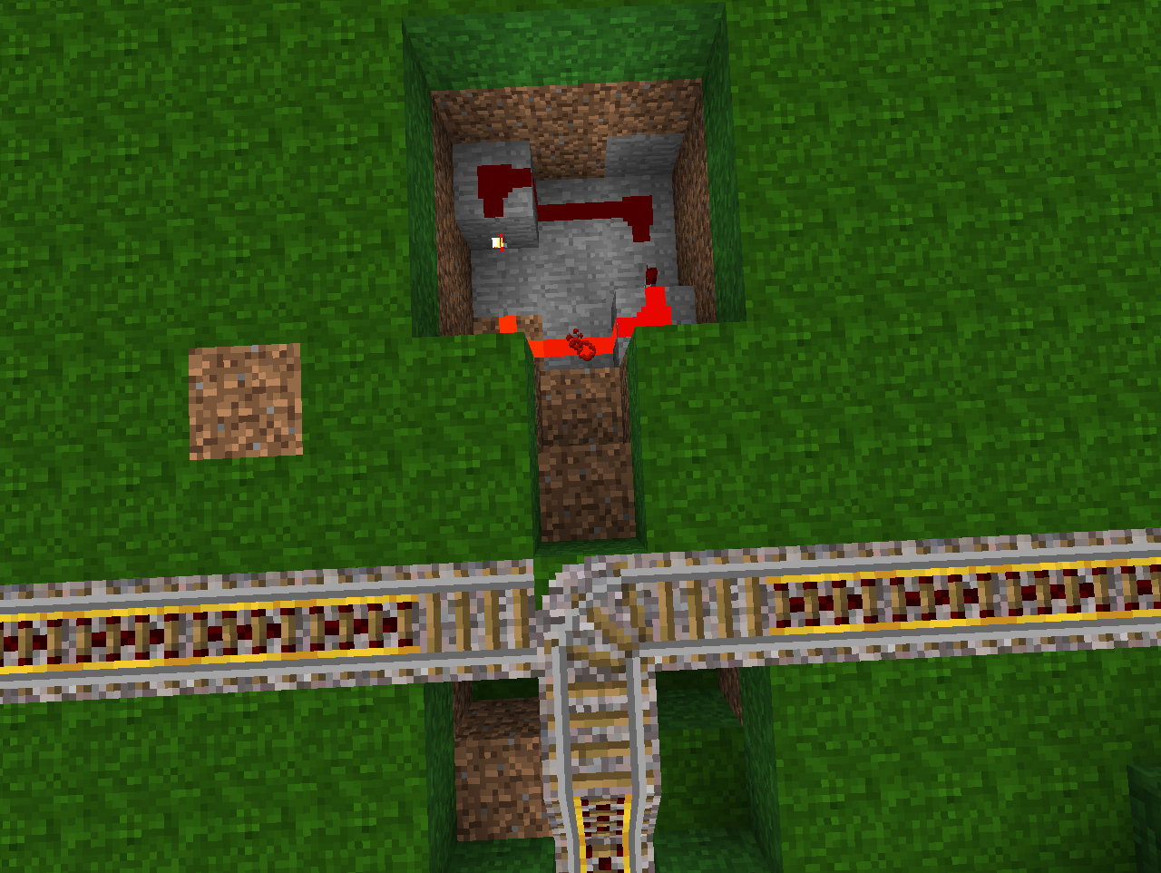 Minecraft Mine-cart Manual Track Switch : 5 Steps - Instructables