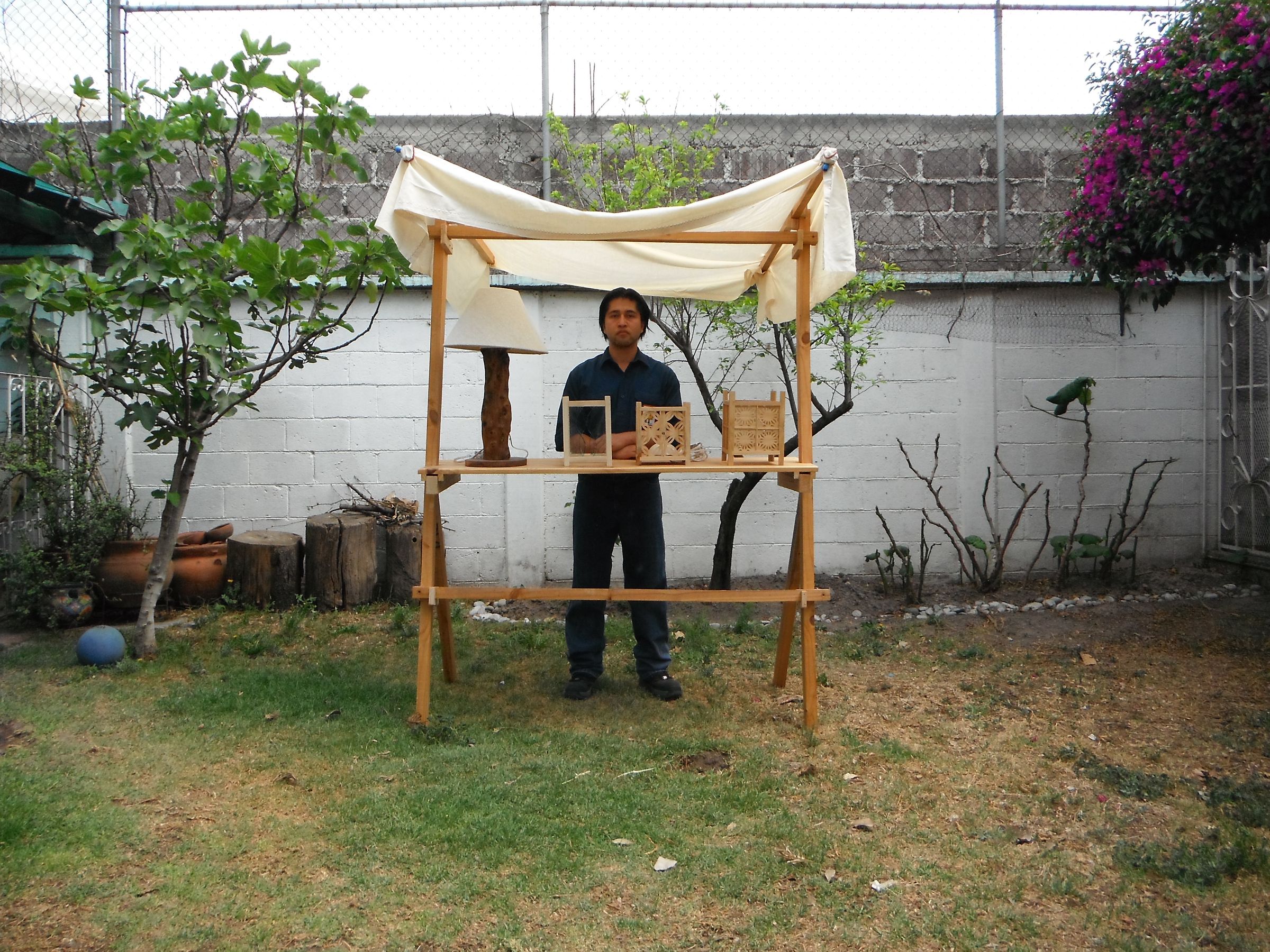 Collapsible Farmers Market Stand, Puesto De Mercado, Tianguis : 4 Steps ...