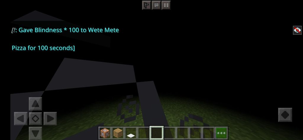 How to Give People Blindness on a Command Block in Minecraft (mobile ...