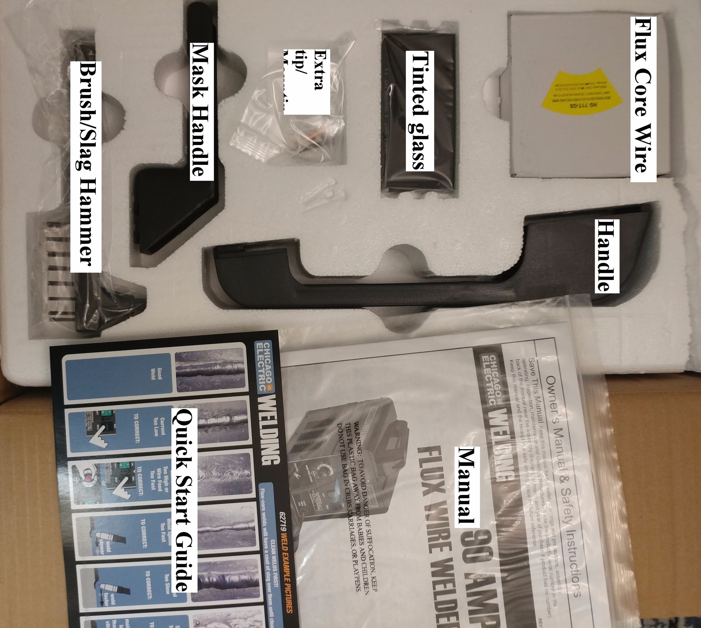 Setup of $89 Harbor Freight Flux Core Welder : 4 Steps (with Pictures ...