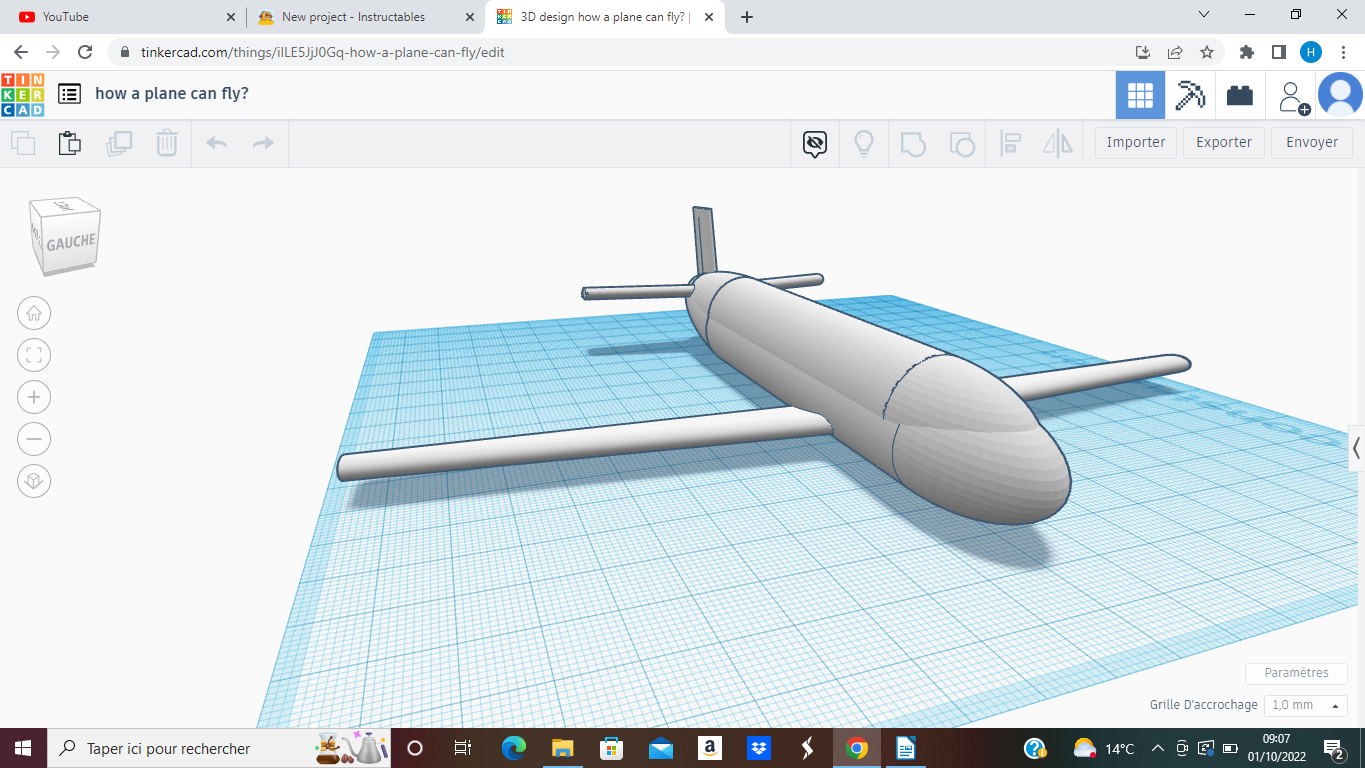 Make a 3D Plane and Explain How It Flies. Fabriquer Un Avion 3D Et ...