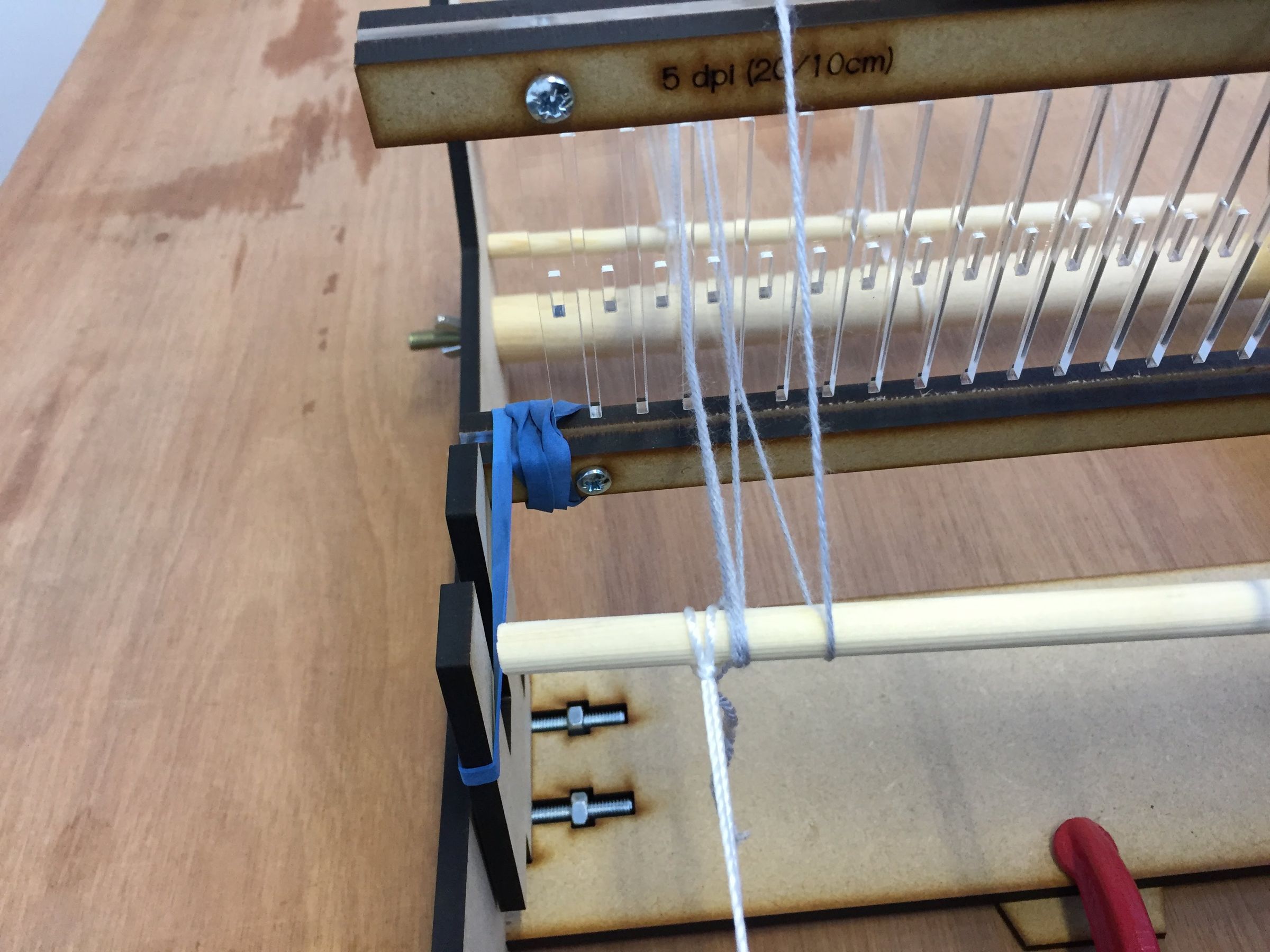 DIY Laser Cut Rigid Heddle Loom - Part 2: Weaving With the Rigid Heddle ...