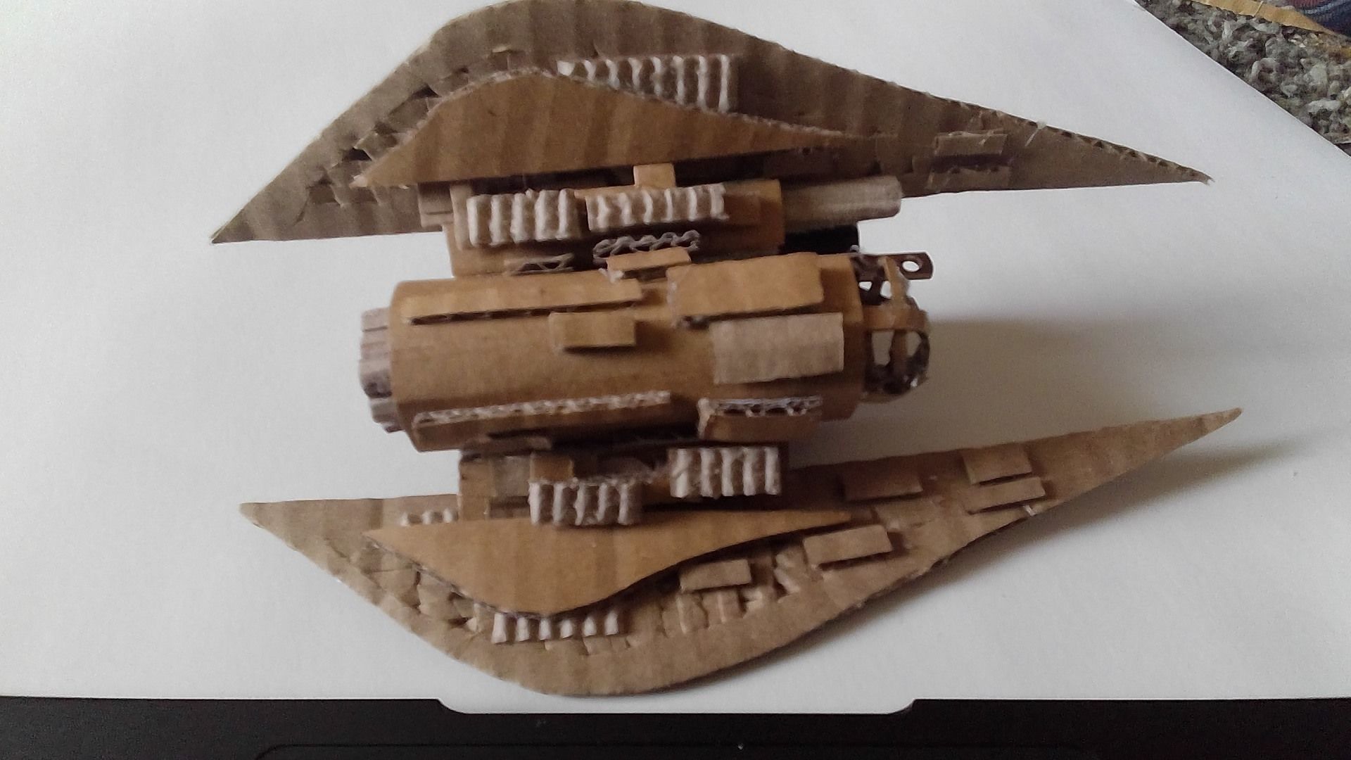 Cardboard Model Star Fighter : 8 Steps - Instructables