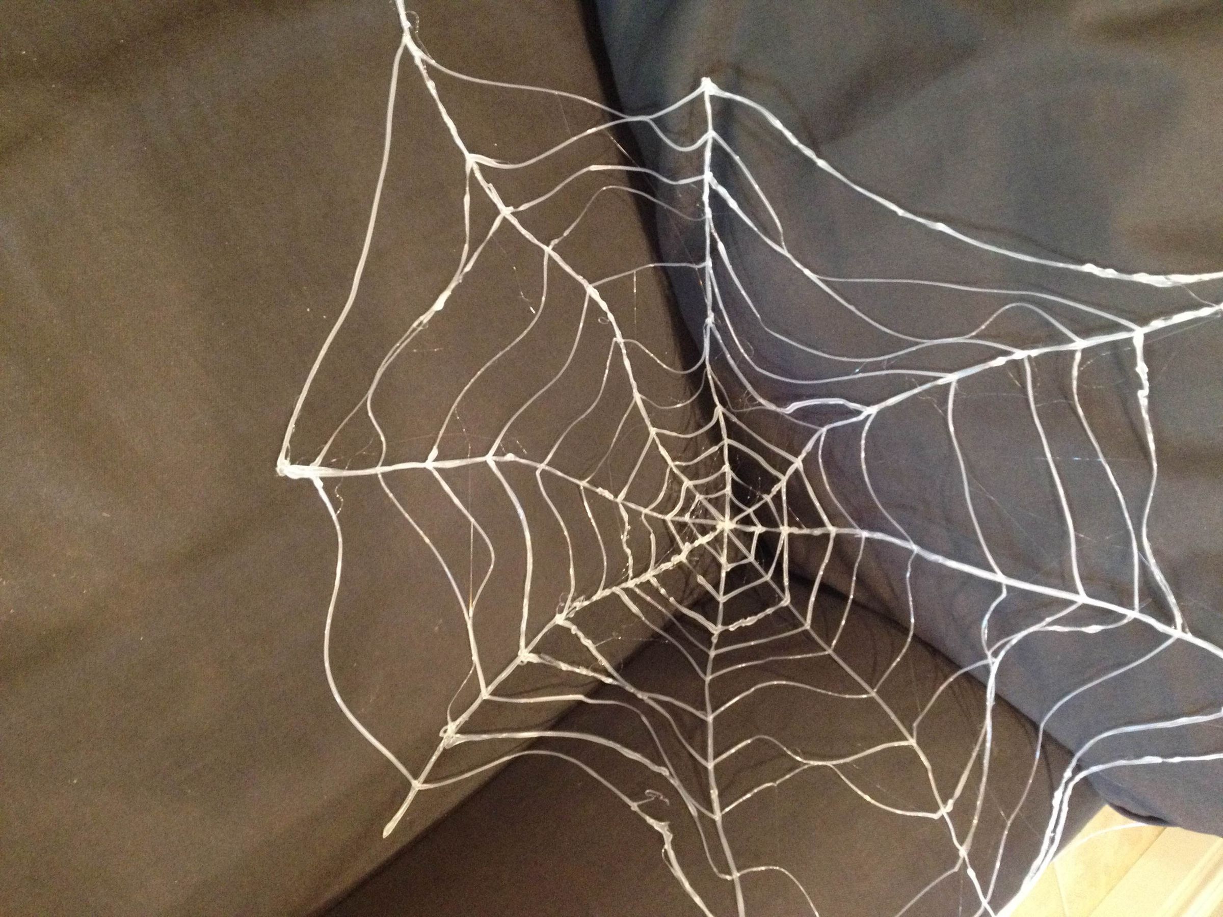 Easy Glue Spider Web : 3 Steps (with Pictures) - Instructables