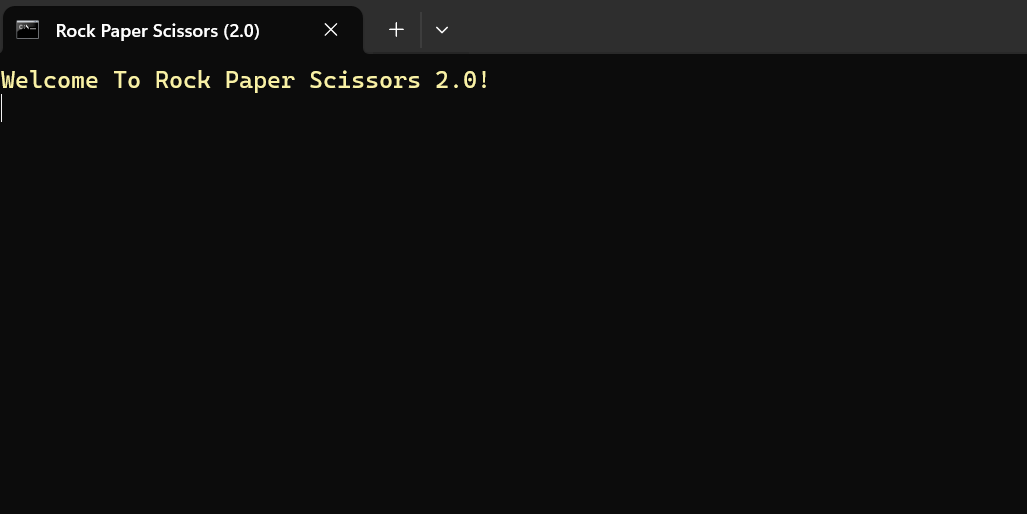 Rock Paper Scissors Game With CMD - Instructables