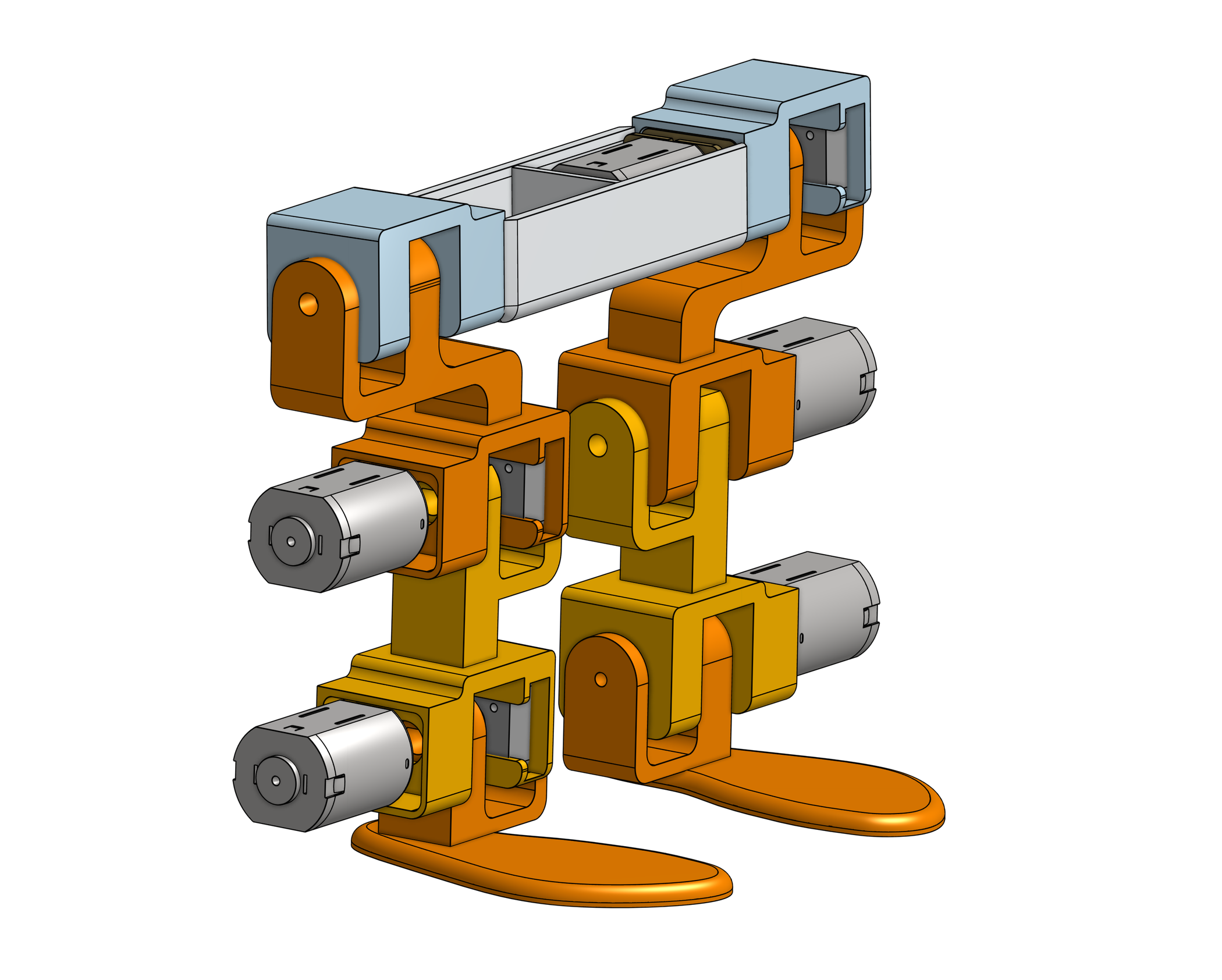 Worlds Smallest Bipedal Robotic Legs (7.5cm) : 10 Steps - Instructables