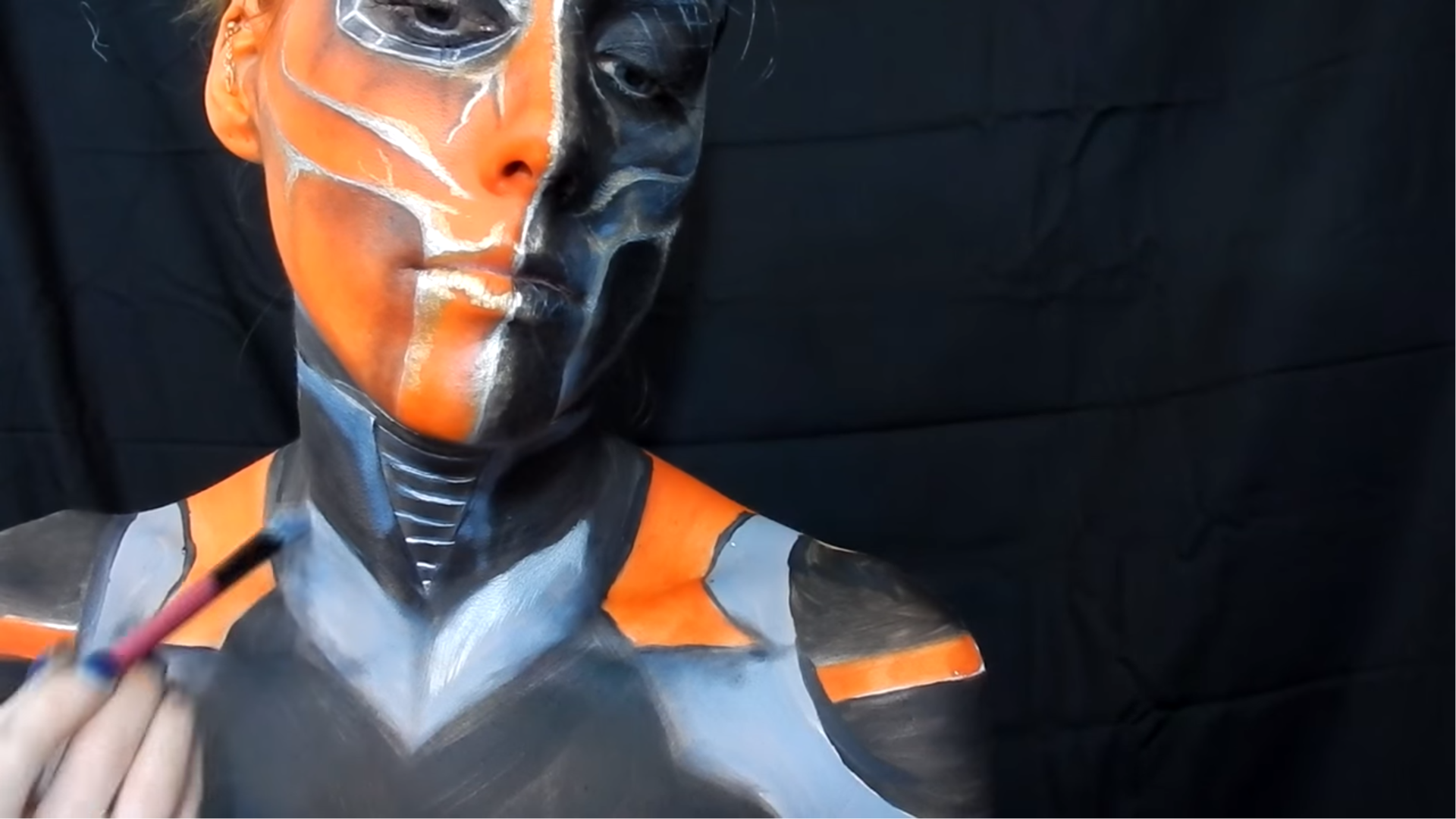Deathstroke Face Paint! : 17 Steps (with Pictures) - Instructables