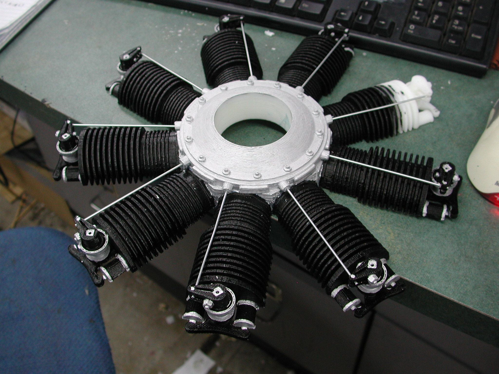 Sopwith Pup Instrument Panel and Le Rhone WW1 Engine (dummy Engine for ...