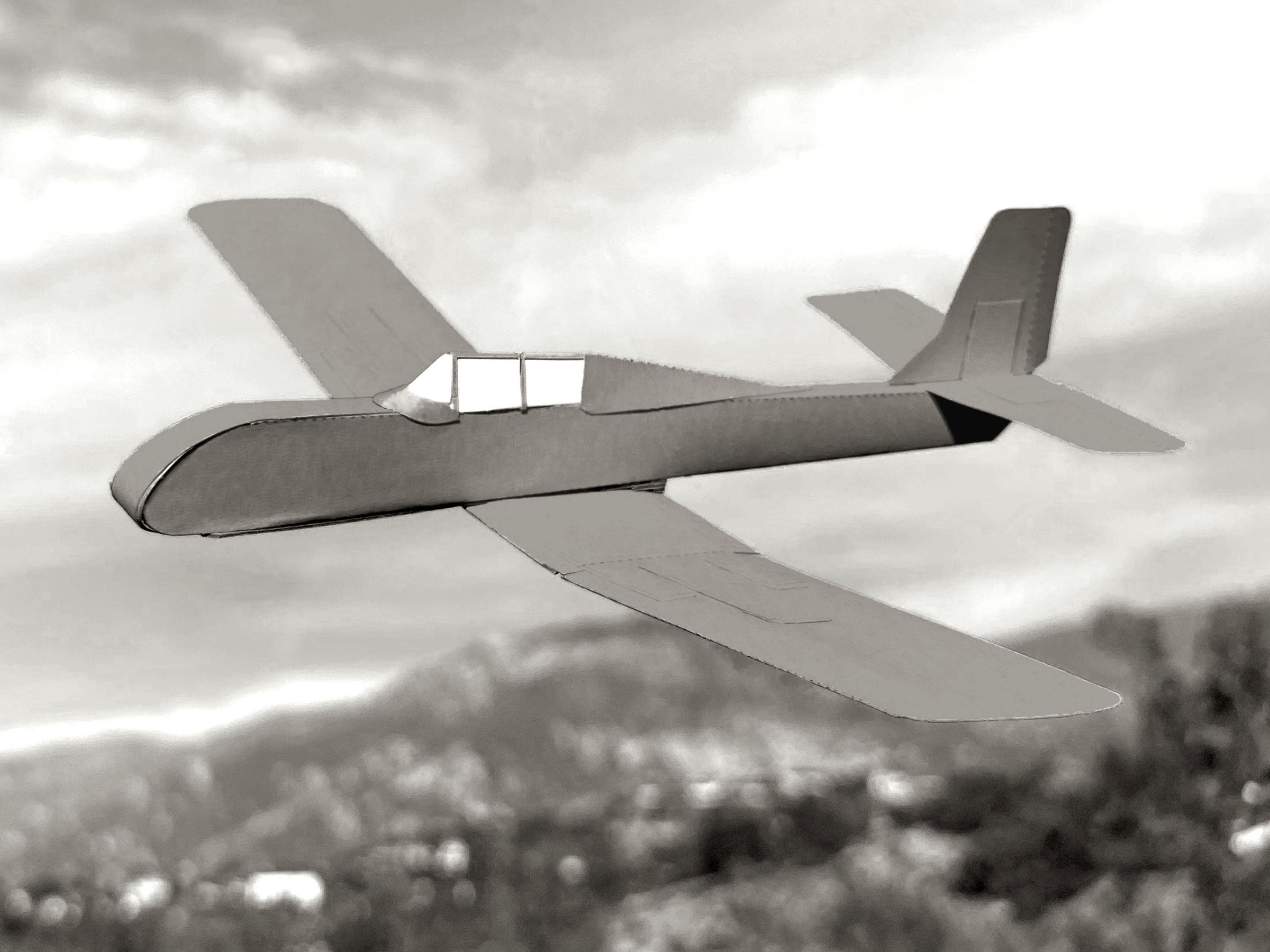 Card Stock Vintage Racer Airplane : 10 Steps (with Pictures ...