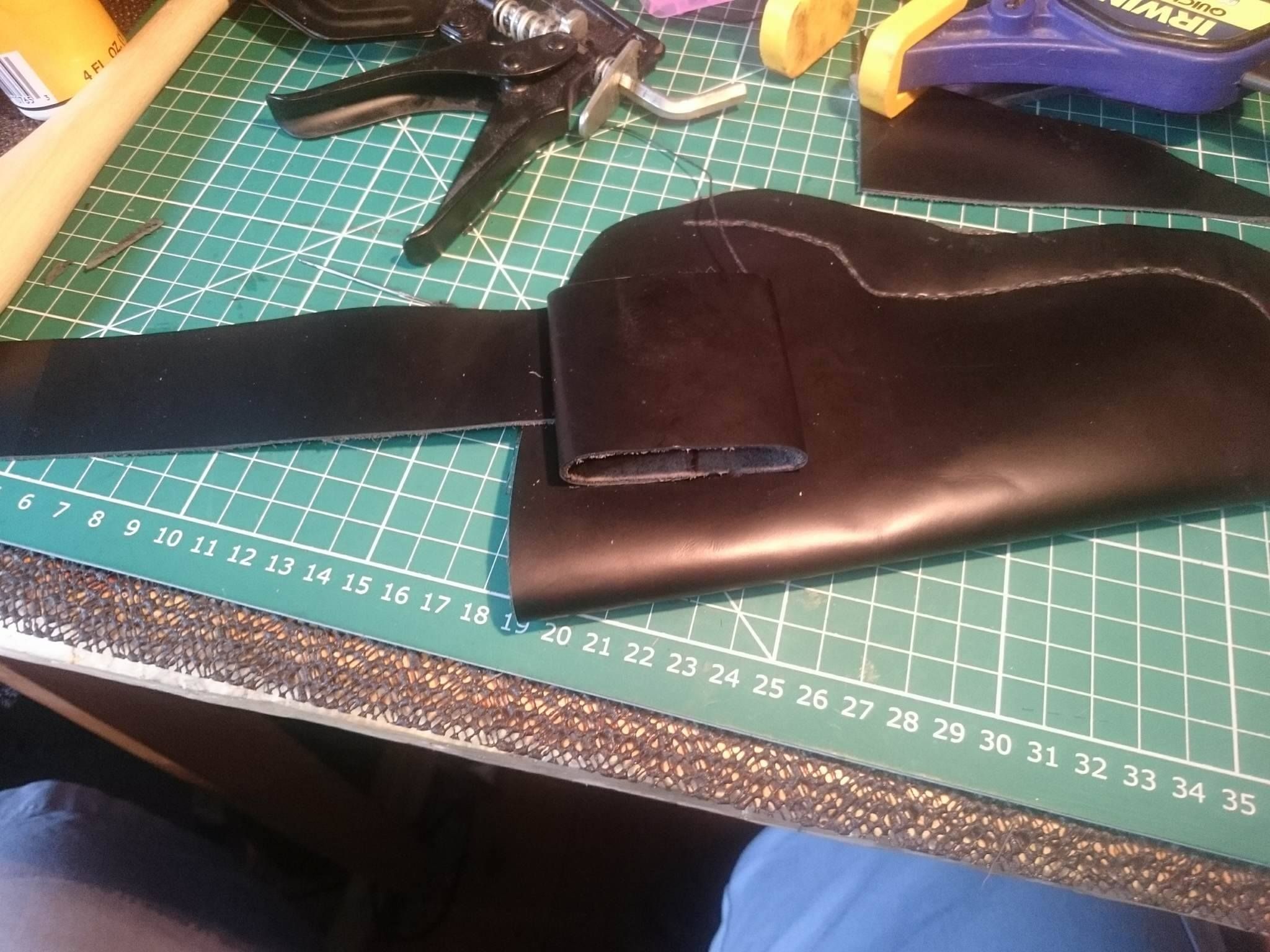 Making a Cheap Leather Holster : 7 Steps - Instructables