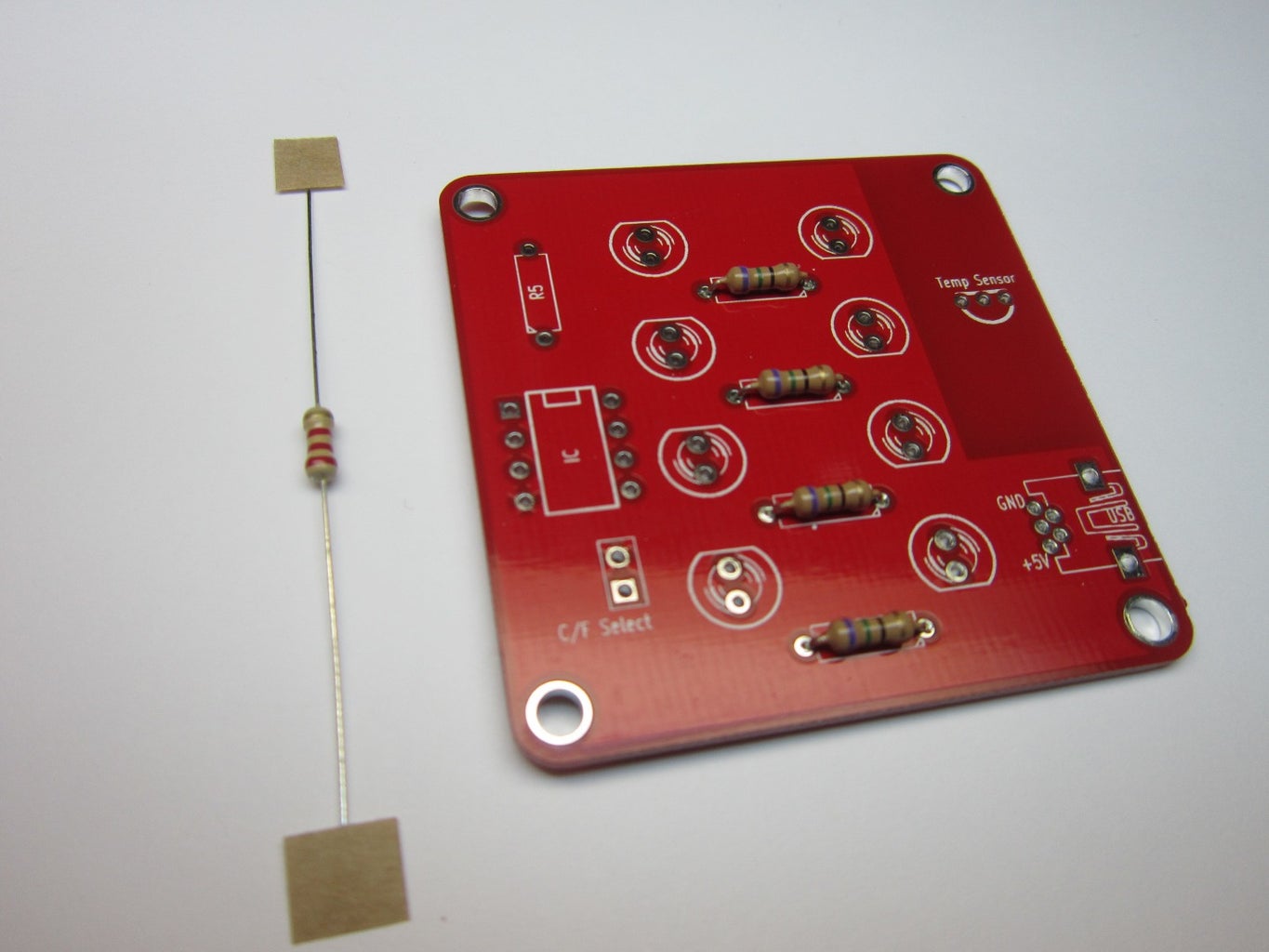 Binary Thermometer 20 7 Steps Instructables