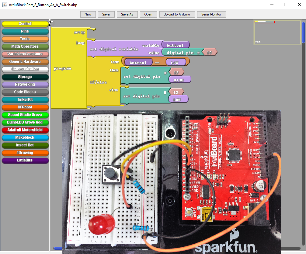Learns or Teaches Arduino Without Any Line of Code #1 : 4 Steps ...