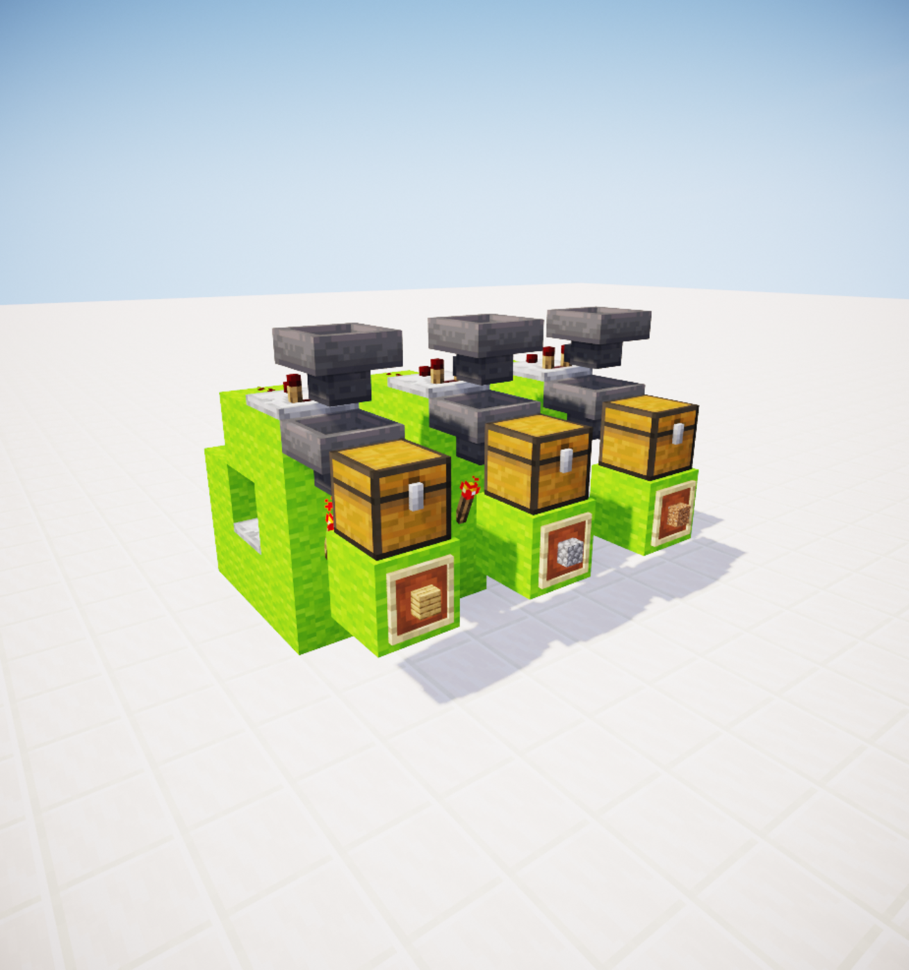 Minecraft Hopper Sorter