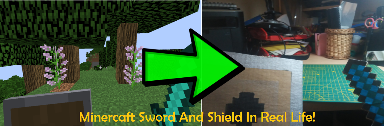 [DIY] Minecraft Shield and Sword : 11 Steps - Instructables