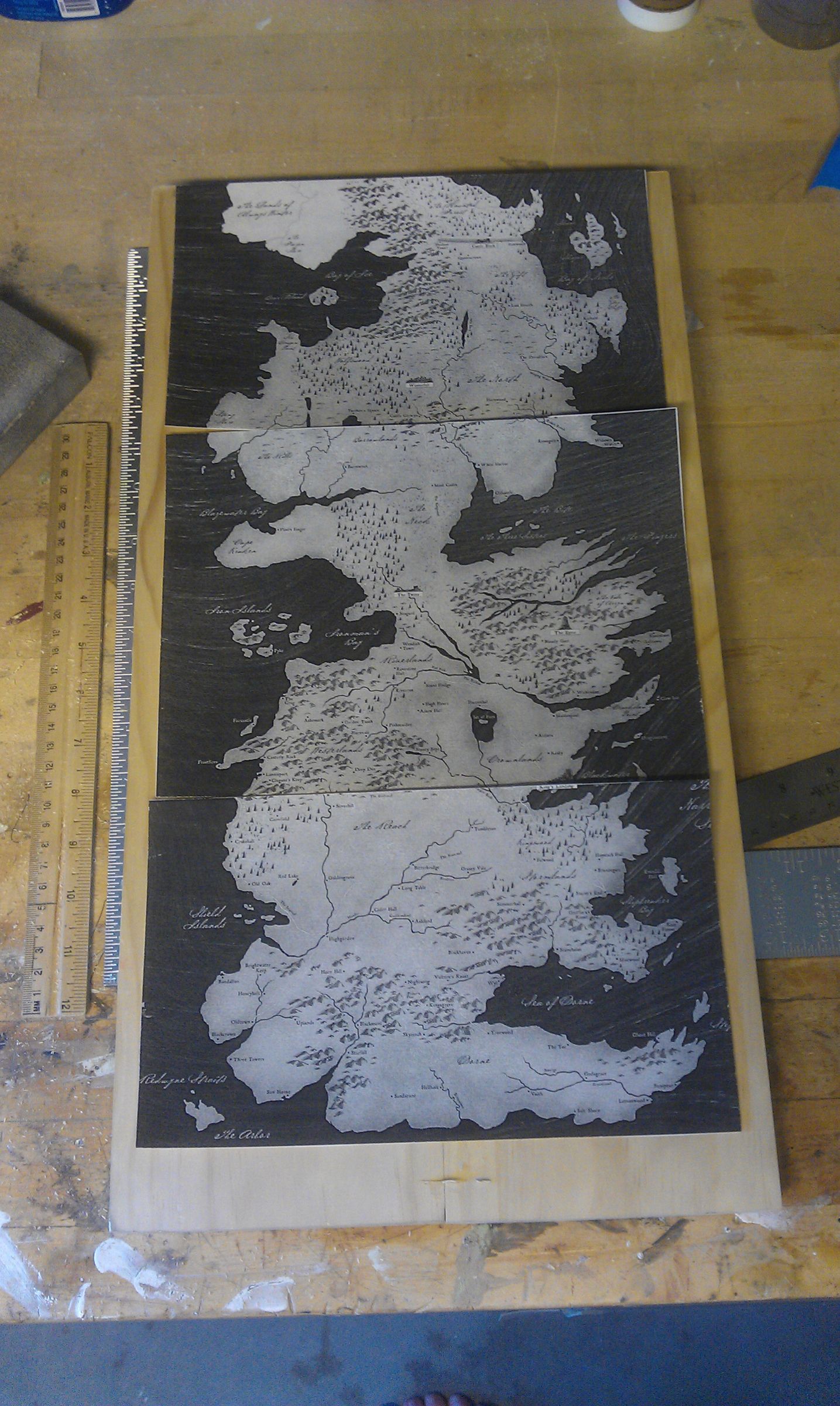 Game of Thrones Painted Table / 3D Map : 7 Steps (with Pictures ...