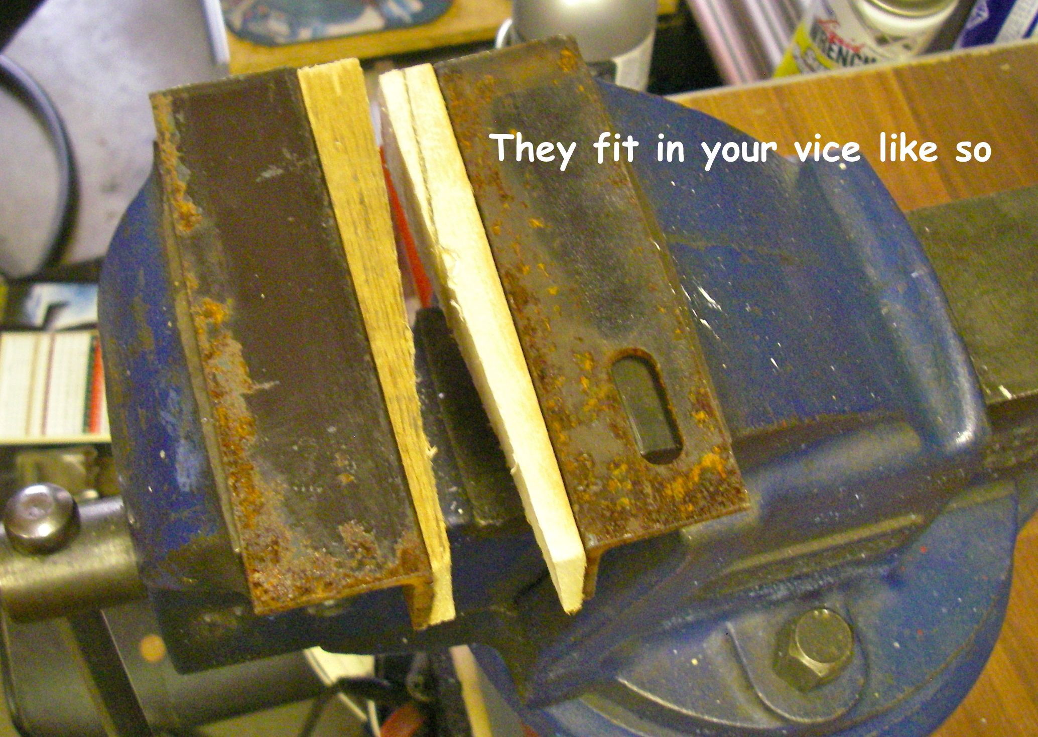 TAPERED VICE JAWS FOR VIRTUALLY NO COST (with Pictures) - Instructables