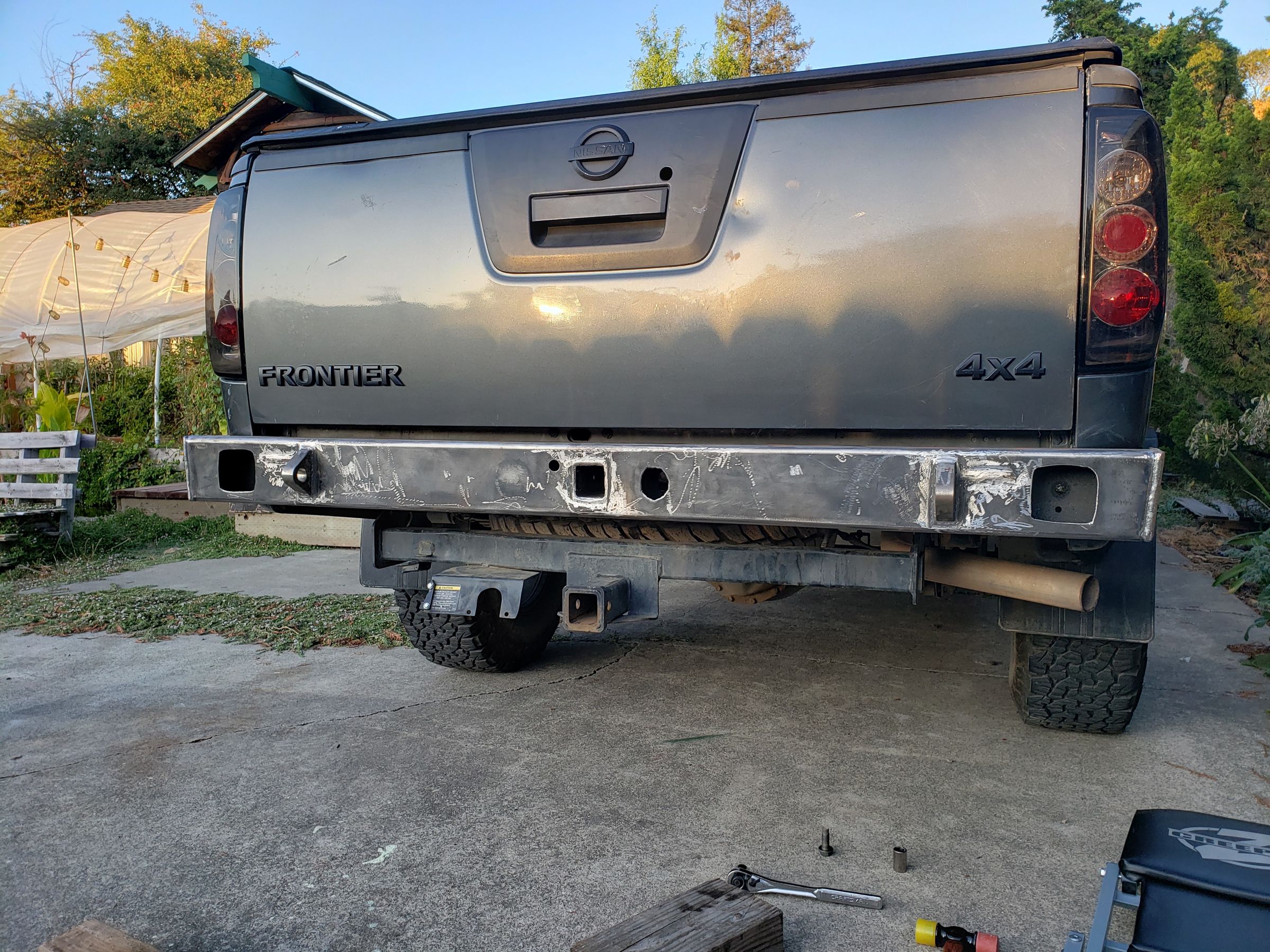 Custom Off Road Rear Bumper With Hitch : 6 Steps (with Pictures ...