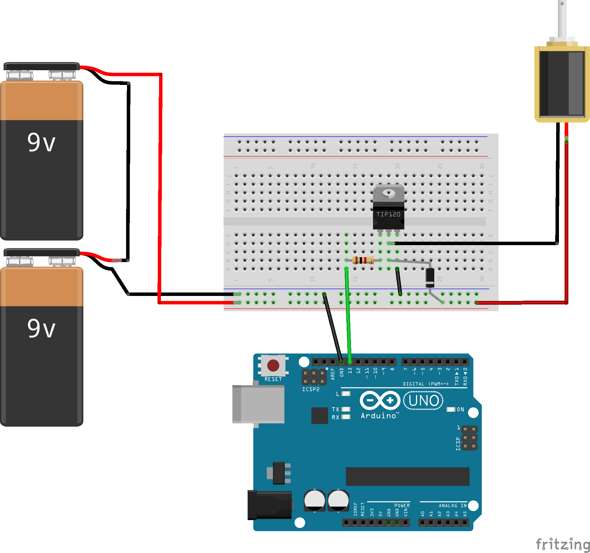 Controlling Solenoids With Arduino : 5 Steps - Instructables