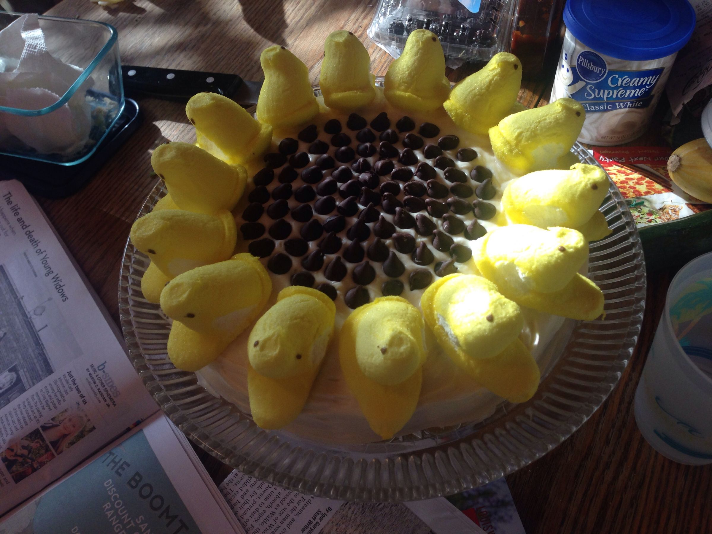 Peeps Sunflower Cake | Josh Pan (with Pictures) - Instructables