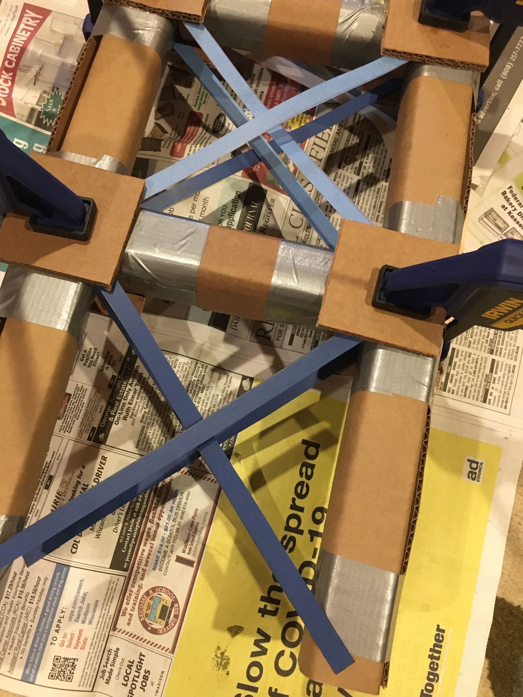 Strong and Simple Cardboard Tower : 5 Steps - Instructables