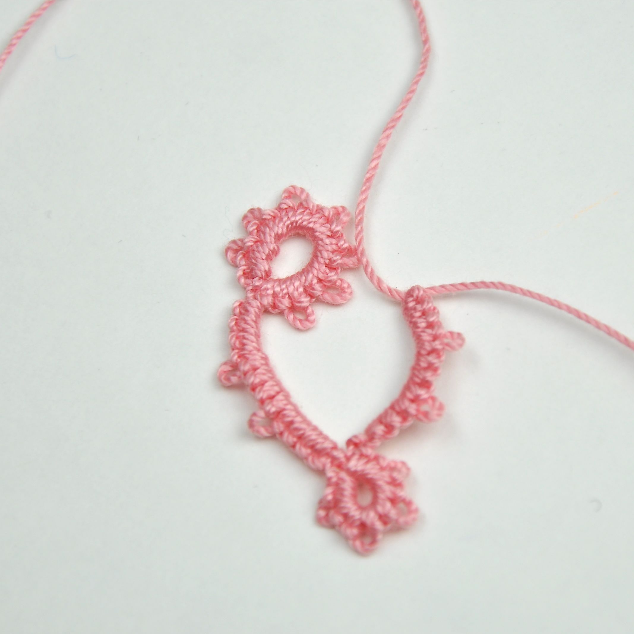 Tatted Princess Necklace and Earring Set : 4 Steps (with Pictures ...