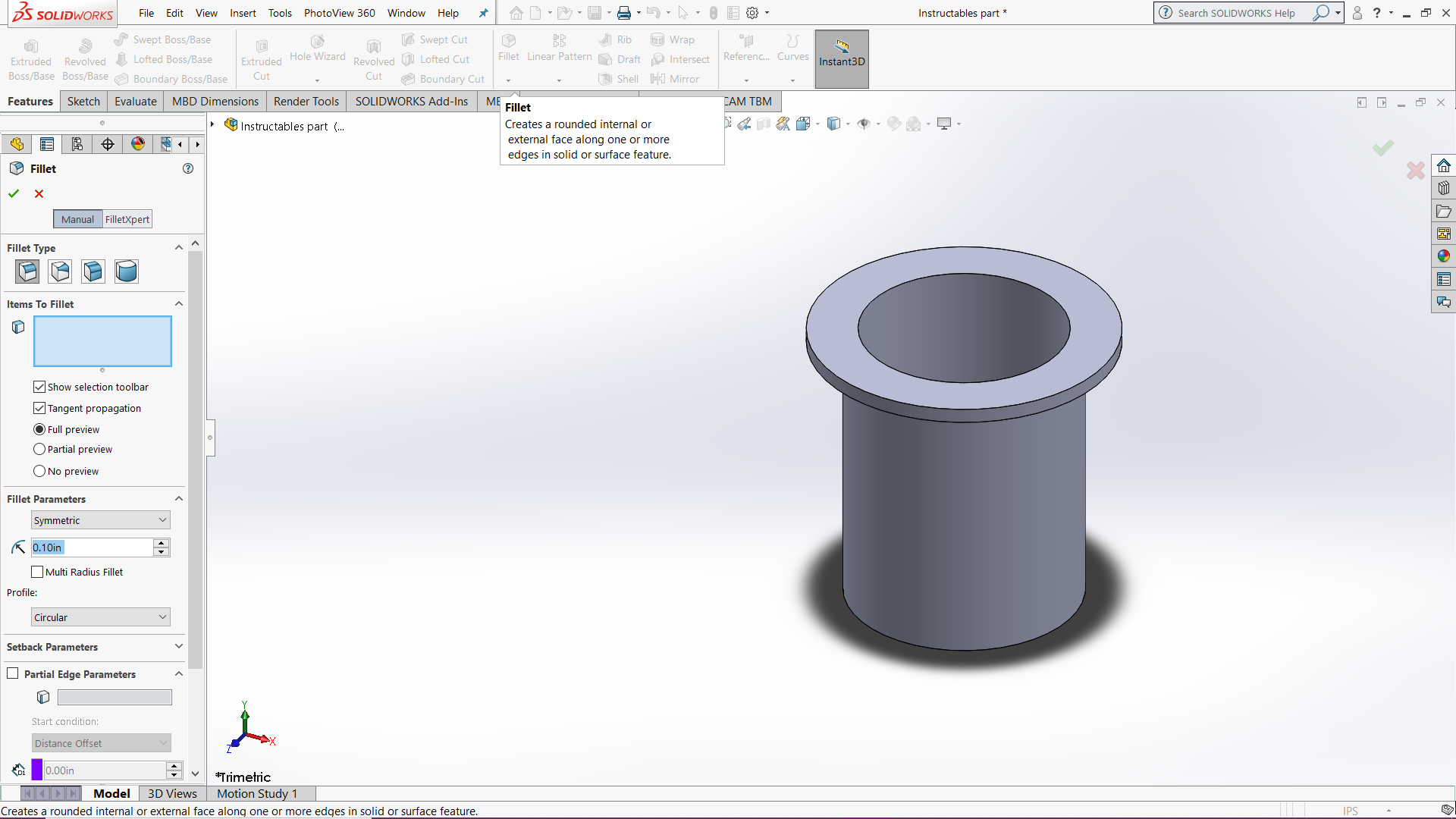Differentiating Between the Sweep and Loft Commands on Solidworks 2020 ...