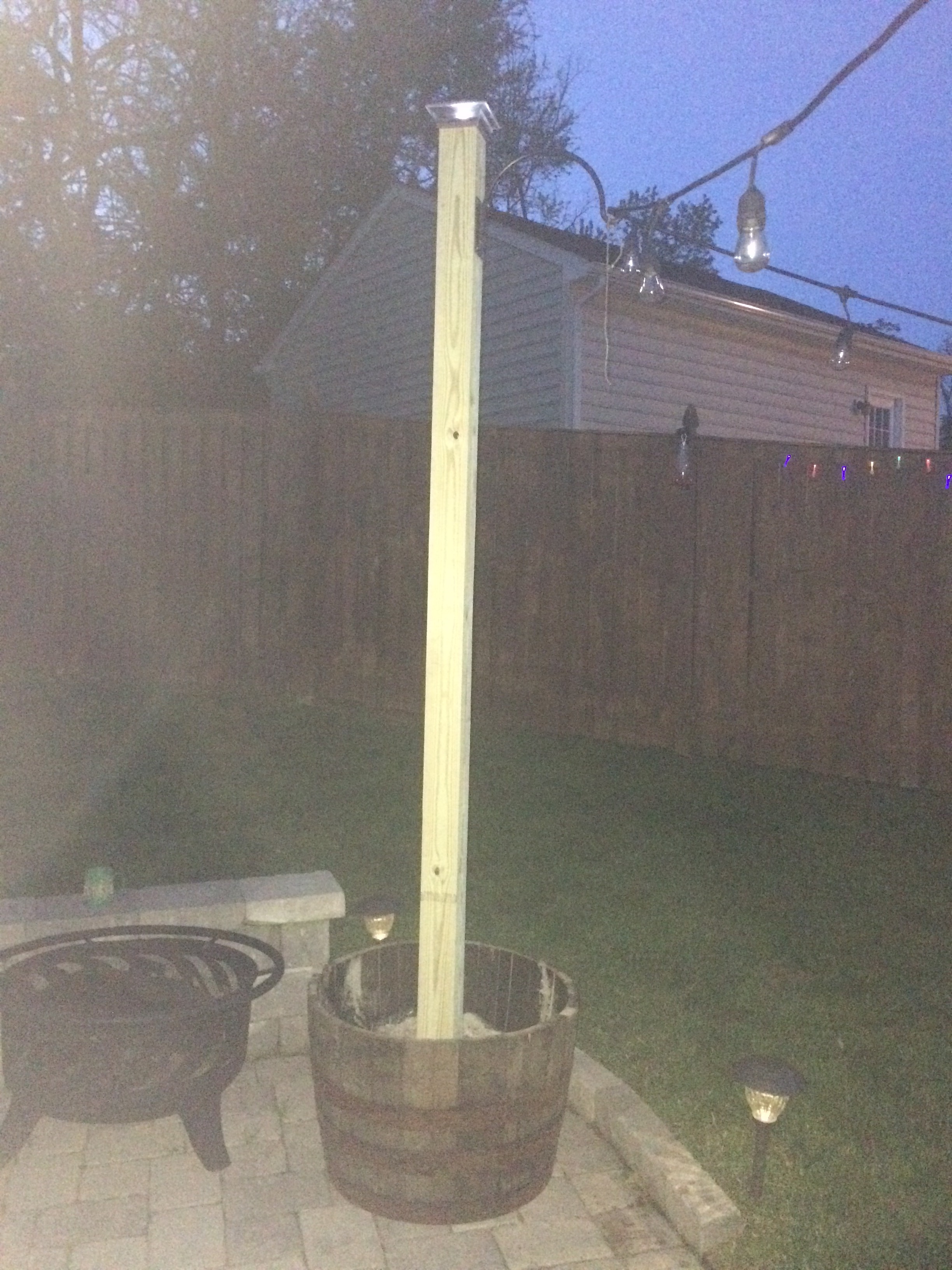 DIY Landscaping-Outdoor Barrel Posts : 11 Steps - Instructables