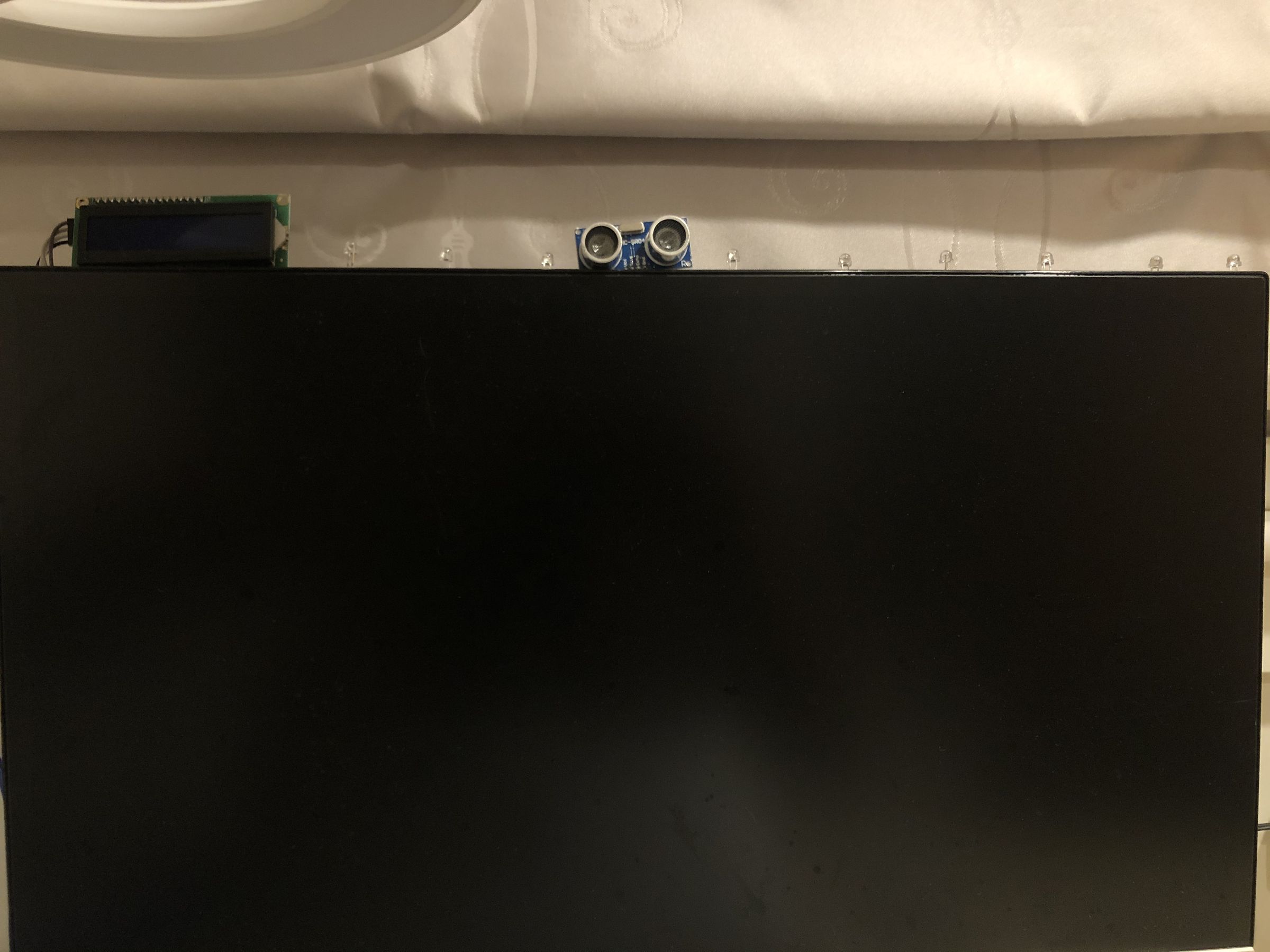 Ultrasonic Sensor Automatic LED Welcome Animation Lights and LCD ...