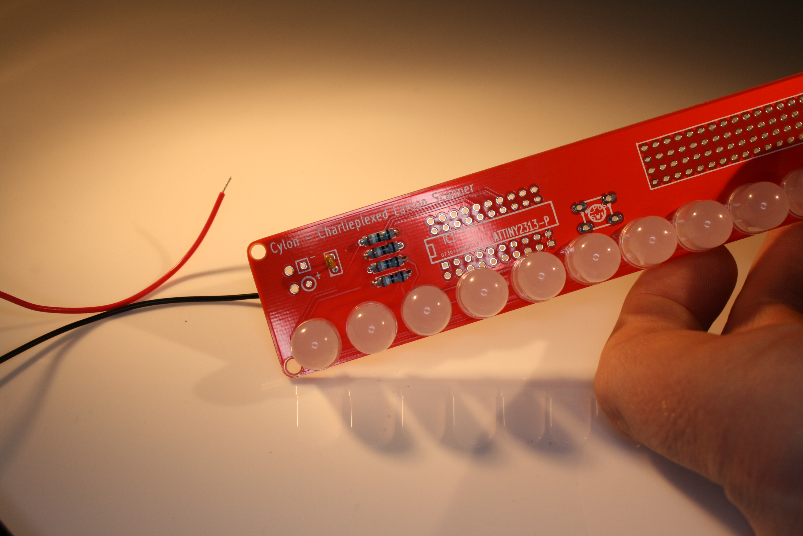 The Cylon - Larson Scanner Kit - With Charlieplexing! : 9 Steps (with ...