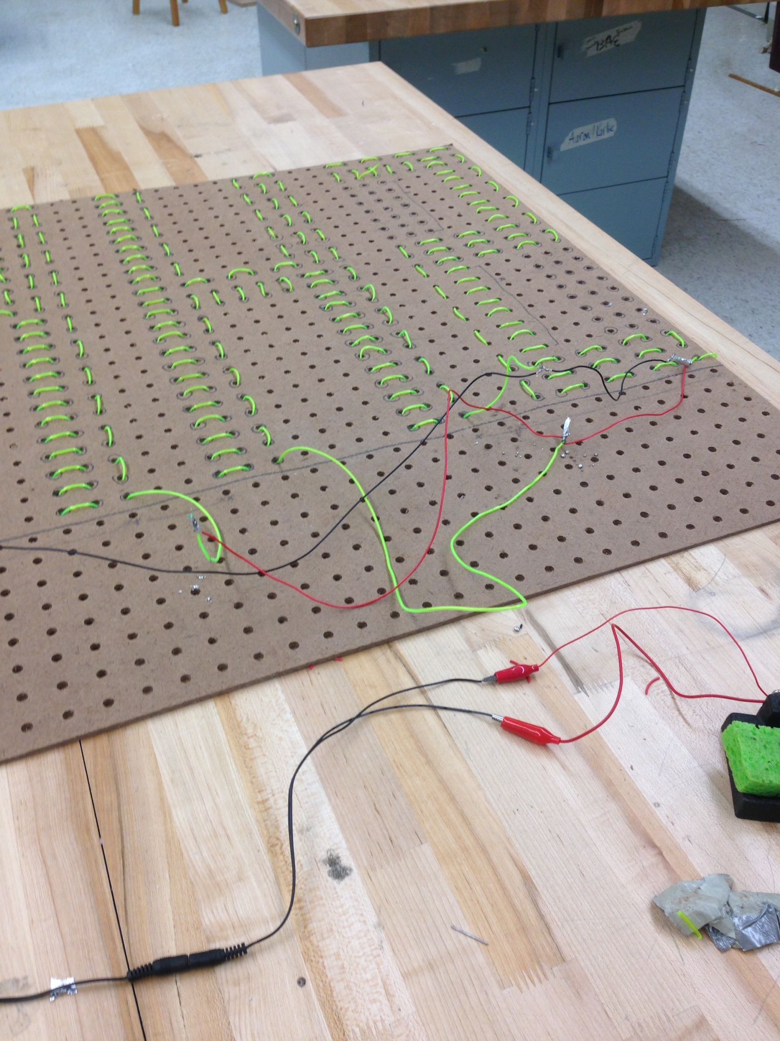 Making a Board Light Up (EL WIRE) : 6 Steps - Instructables