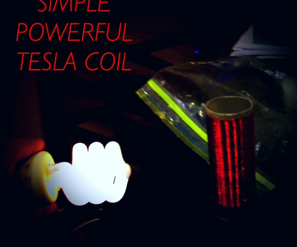 Simple Powerful Tesla Coil : 5 Steps (with Pictures) - Instructables