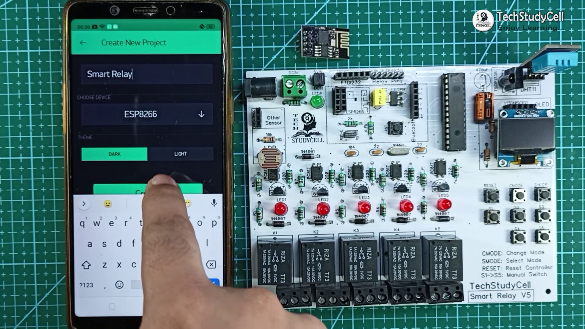 Home Automation Using Arduino and WiFi Module ESP01 | Arduino ESP8266 ...
