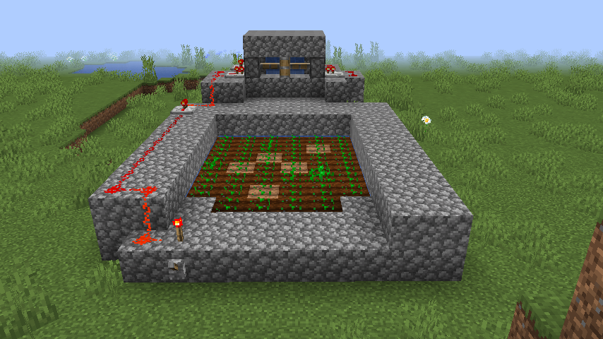 Minecraft Auto-harvest Wheat Farm : 14 Steps - Instructables